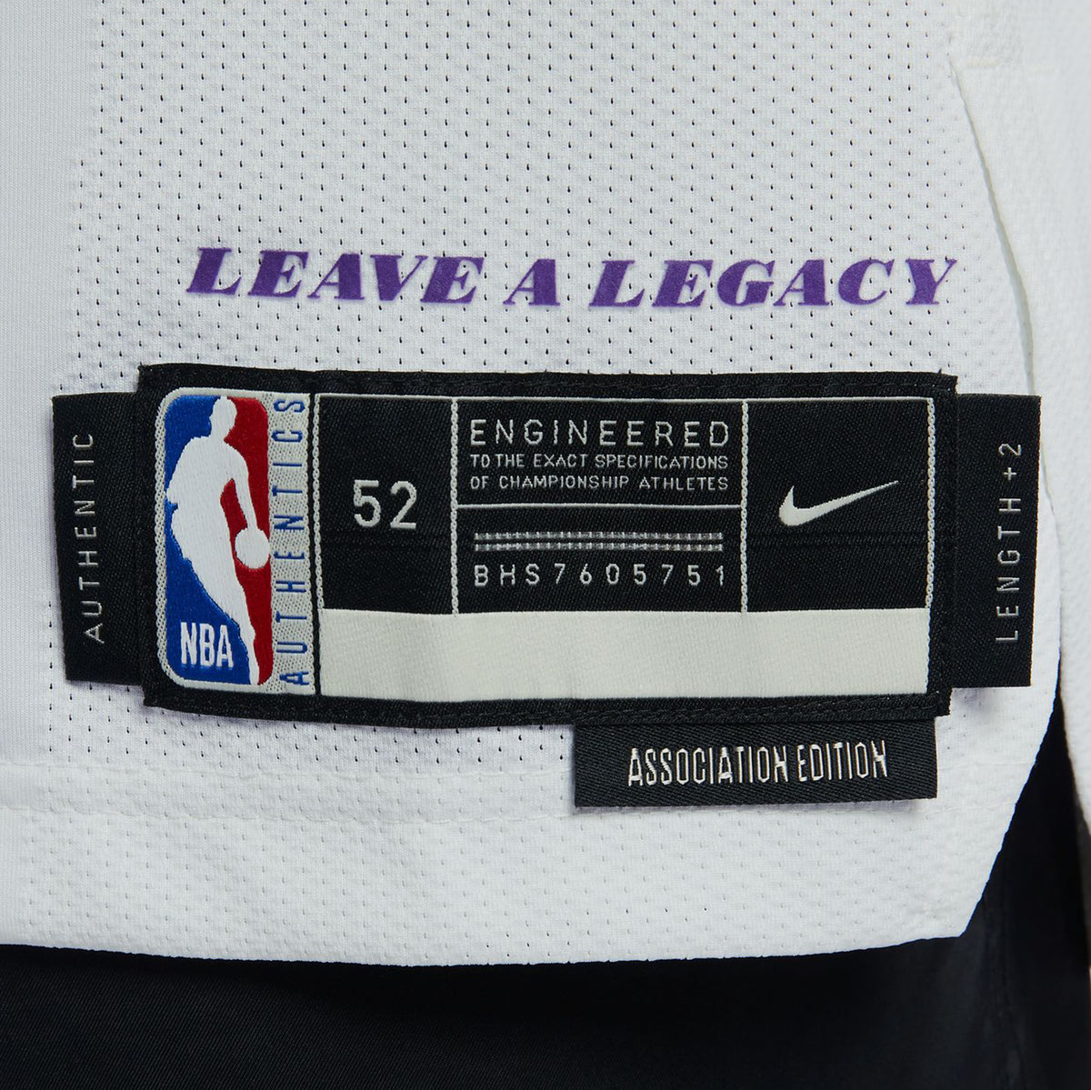 Nike Los Angeles Lakers Association Edition Dri Fit Authentic Mens ...