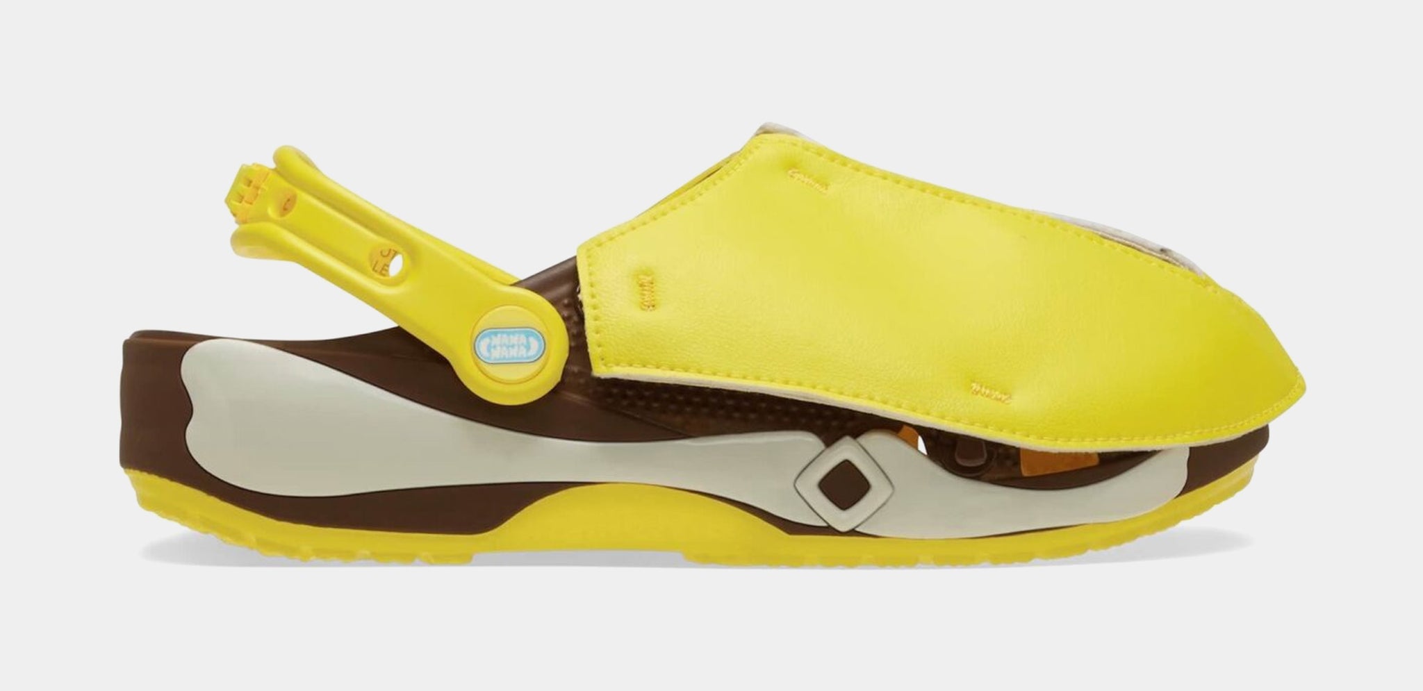 Crocs Classic Clog Fortnite Peely Mens Sandals Yellow Brown 210496-7C1 ...