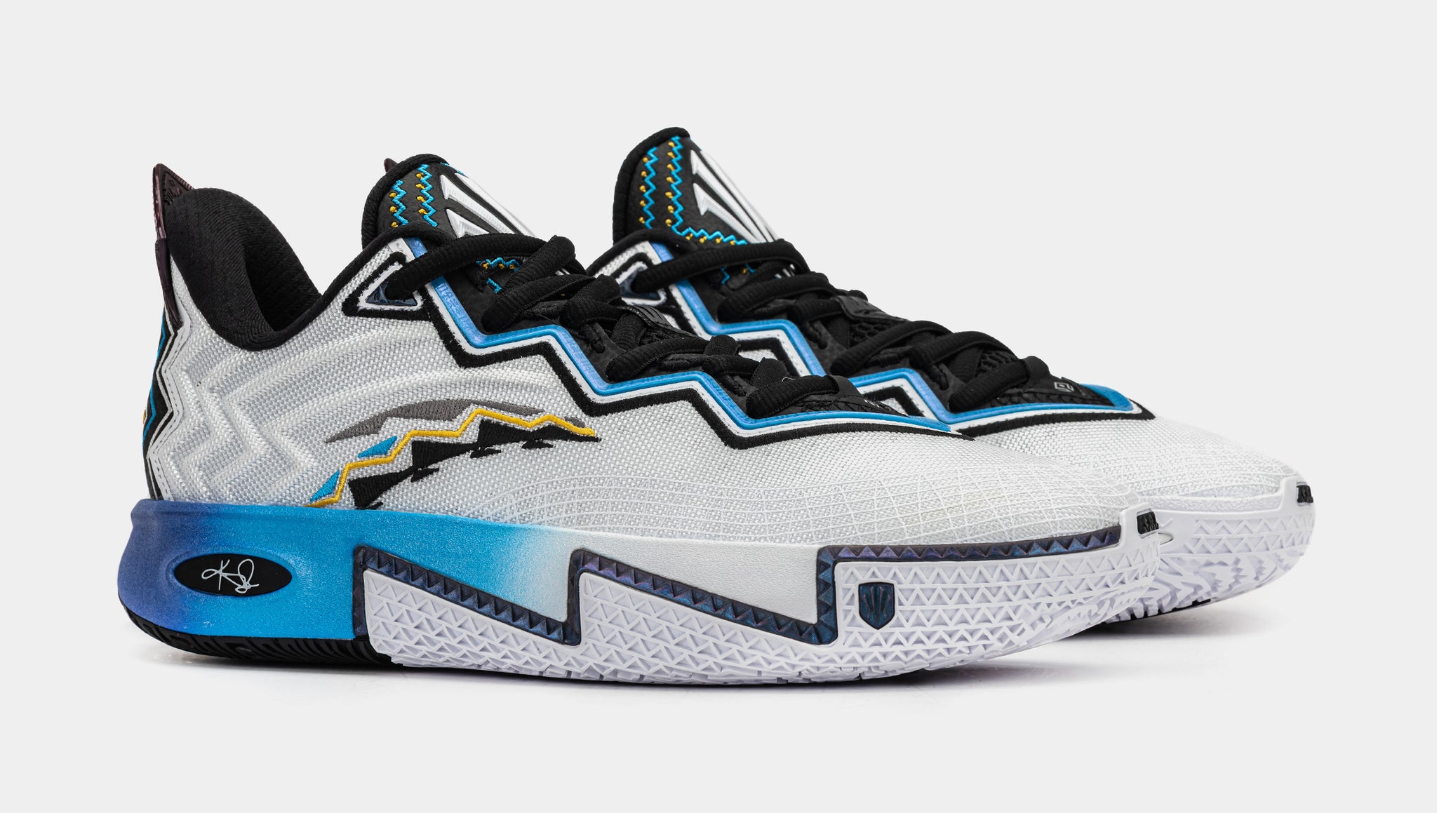 ANTA Kai 2 Dallas Mens Basketball Shoes White Gradient Blue Final Sale ...