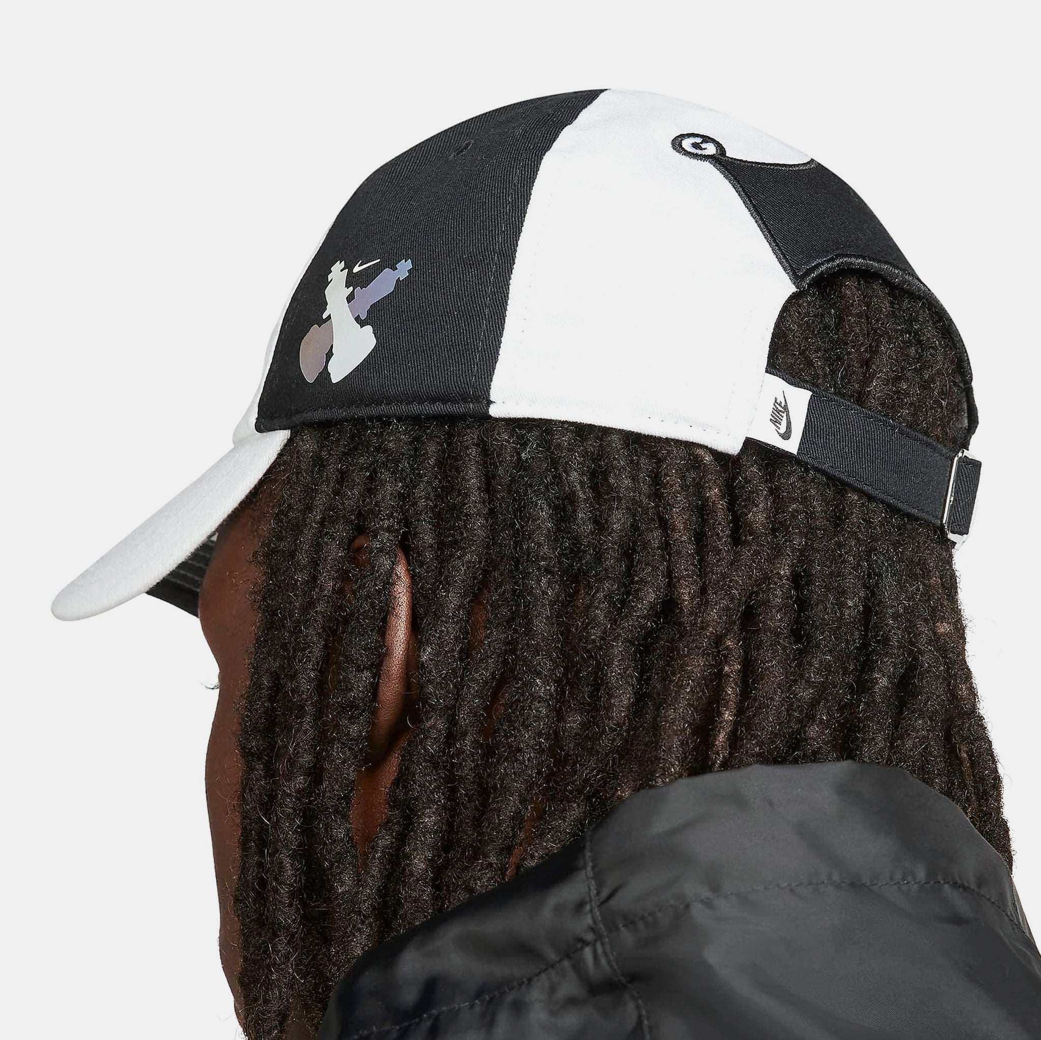 Nike NSW Club Cap Doernbecher Freestyle Garret Mens Hat Black White ...