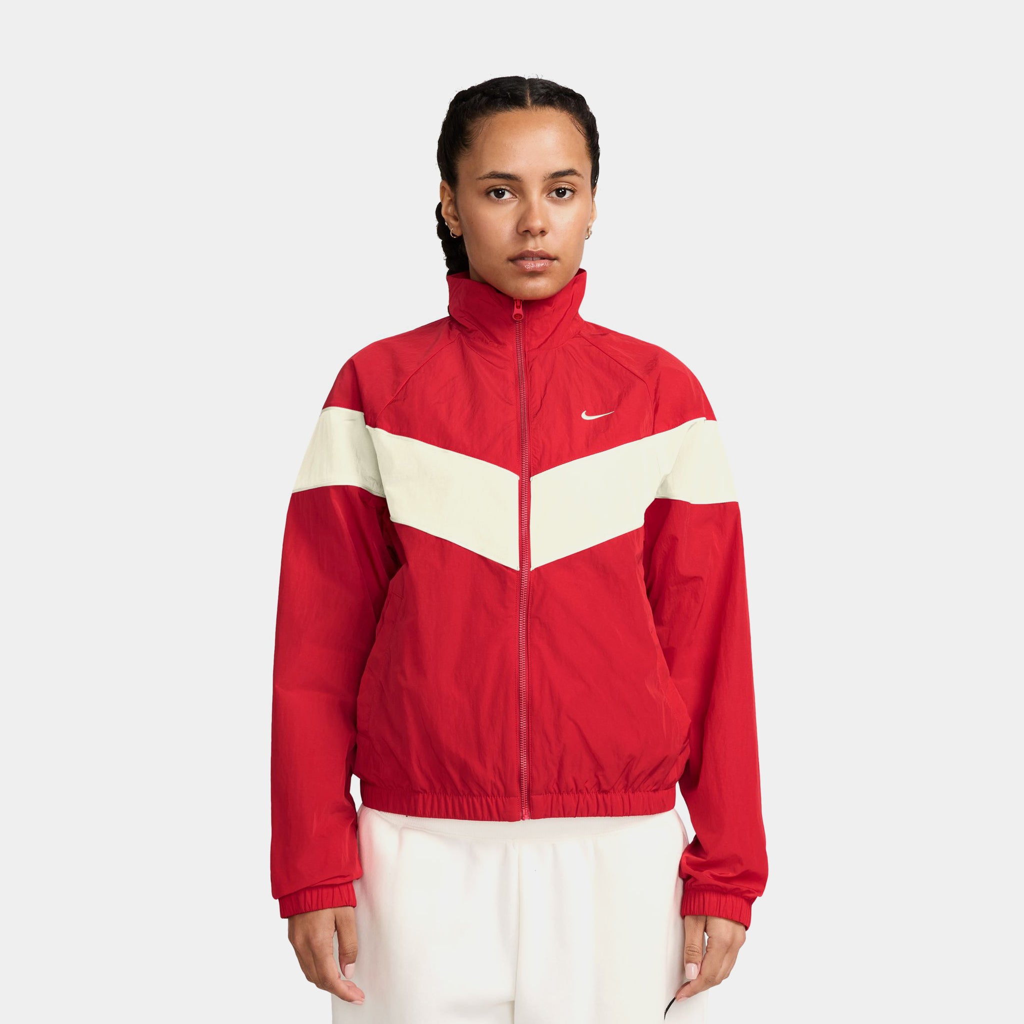 nike red logo jacket
