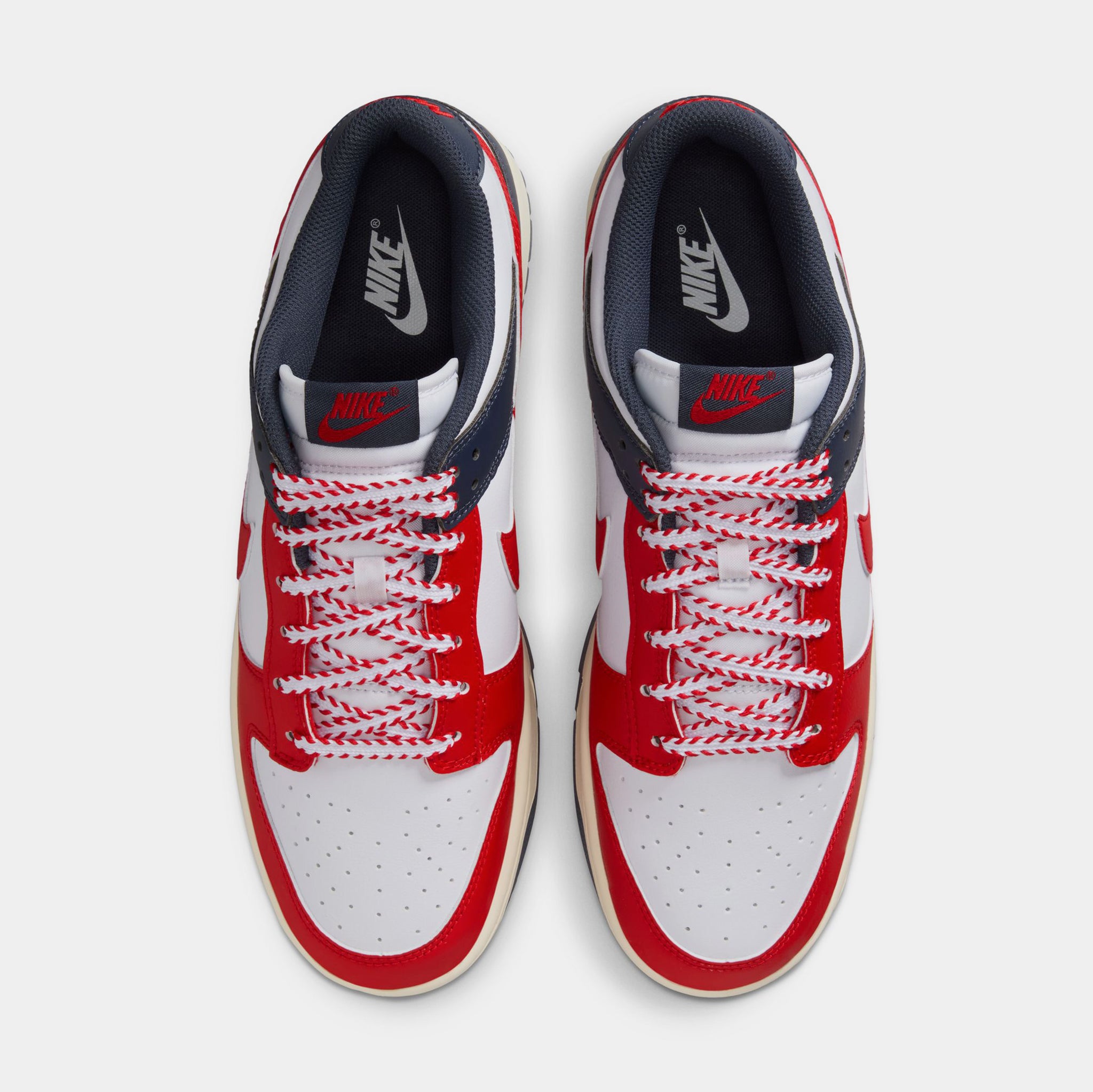Nike Dunk Low Mens Lifestyle Shoes White Thunder Blue Coconut Milk ...