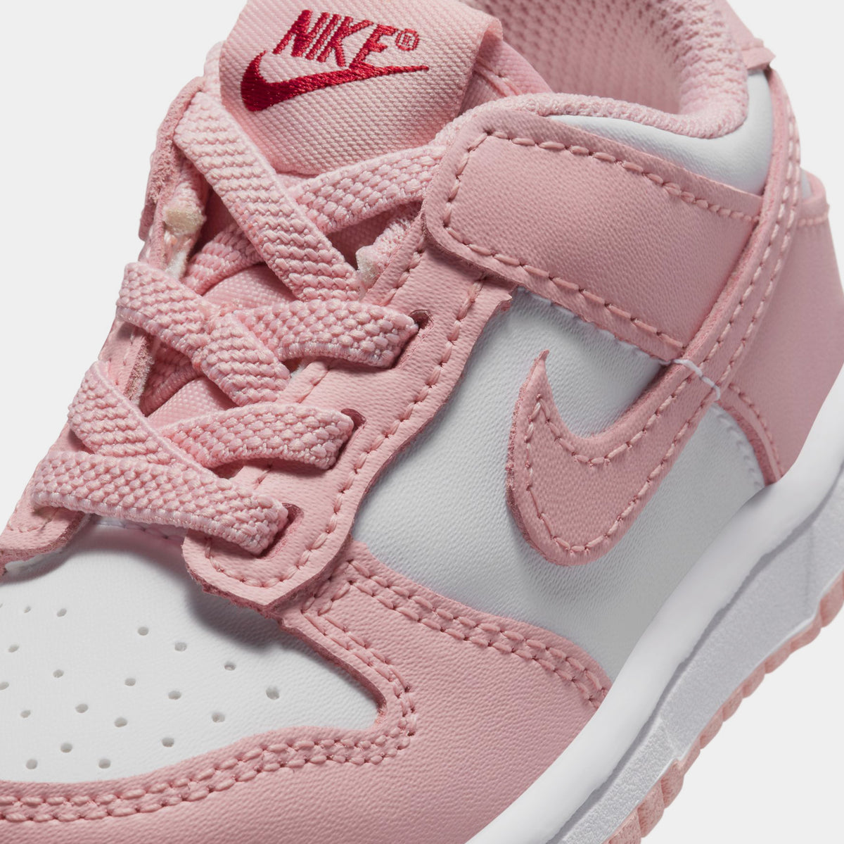 Nike Dunk Low Infant Toddler Lifestyle Shoes White Pomegranate Pink ...