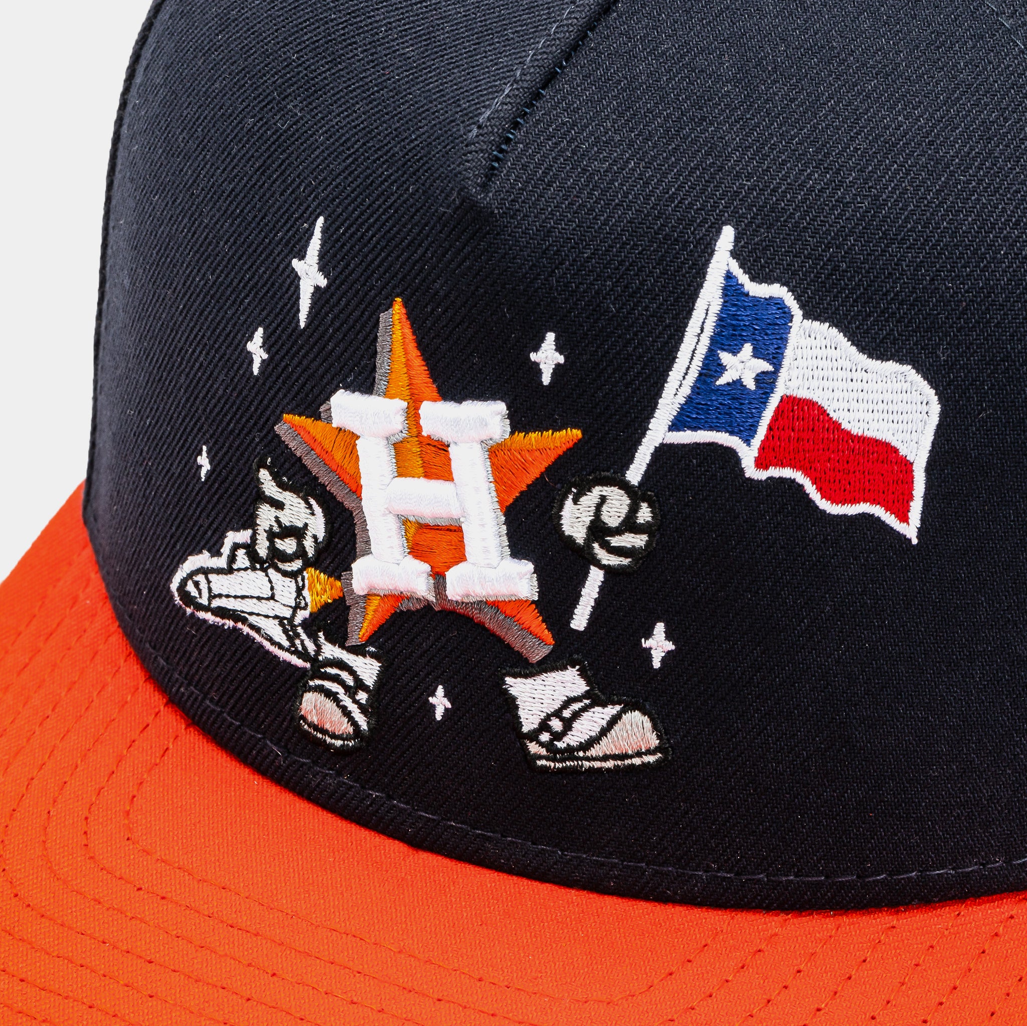 New Era Houston Astros Cartoon 950AF Snapback Mens Hat Navy Orange ...