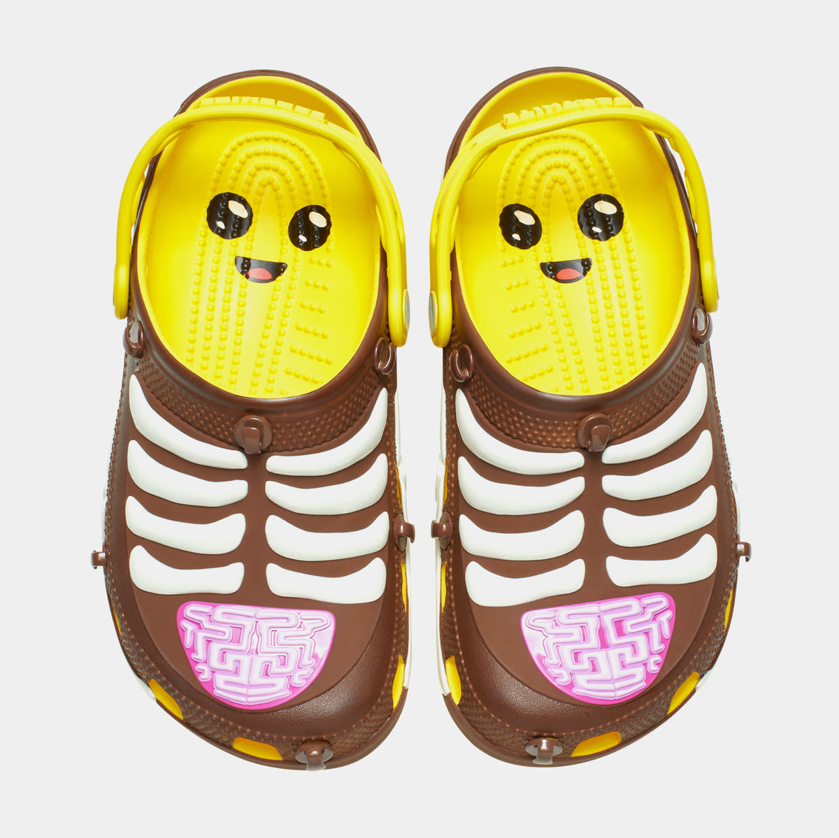 Crocs Classic Clog Fortnite Peely Mens Sandals Yellow Brown 210496-7C1 ...