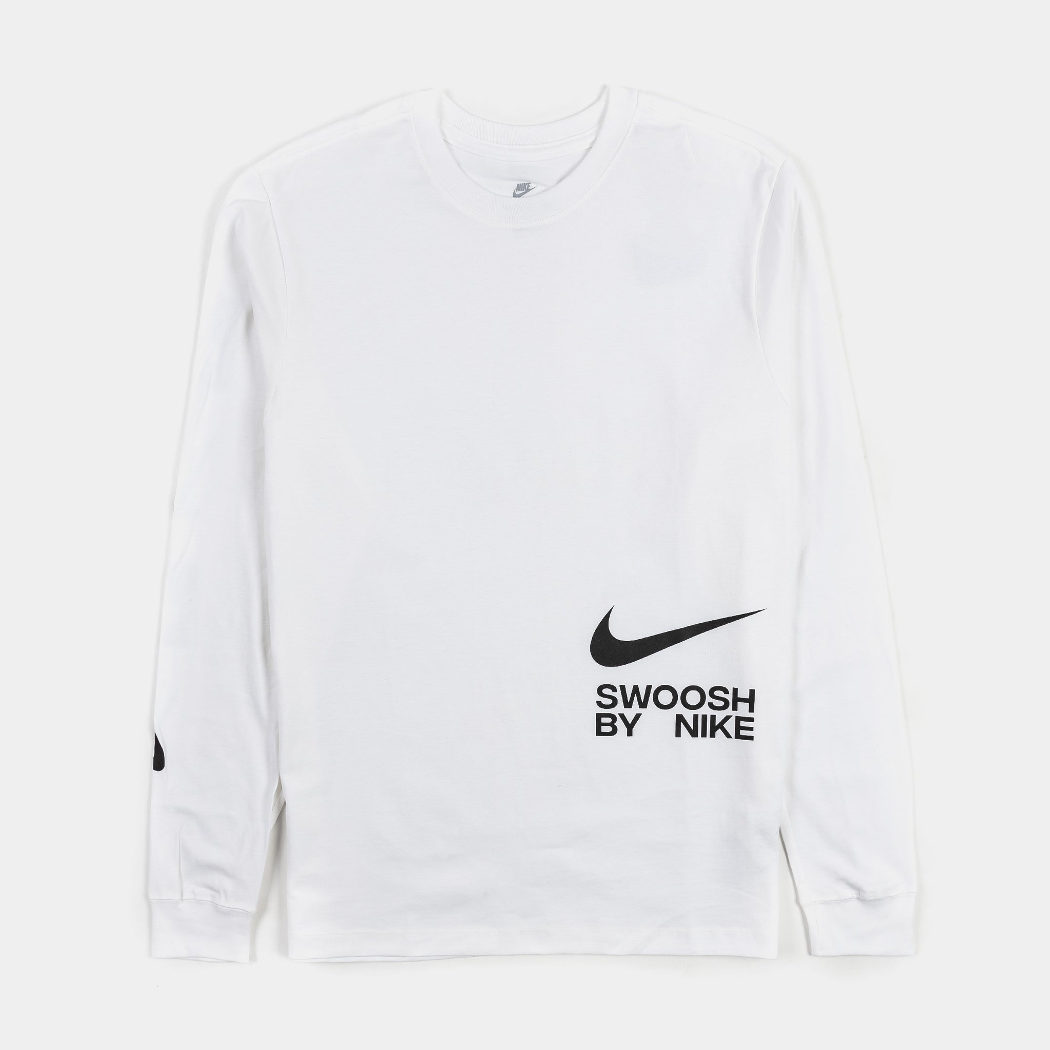 nike white swoosh t shirt