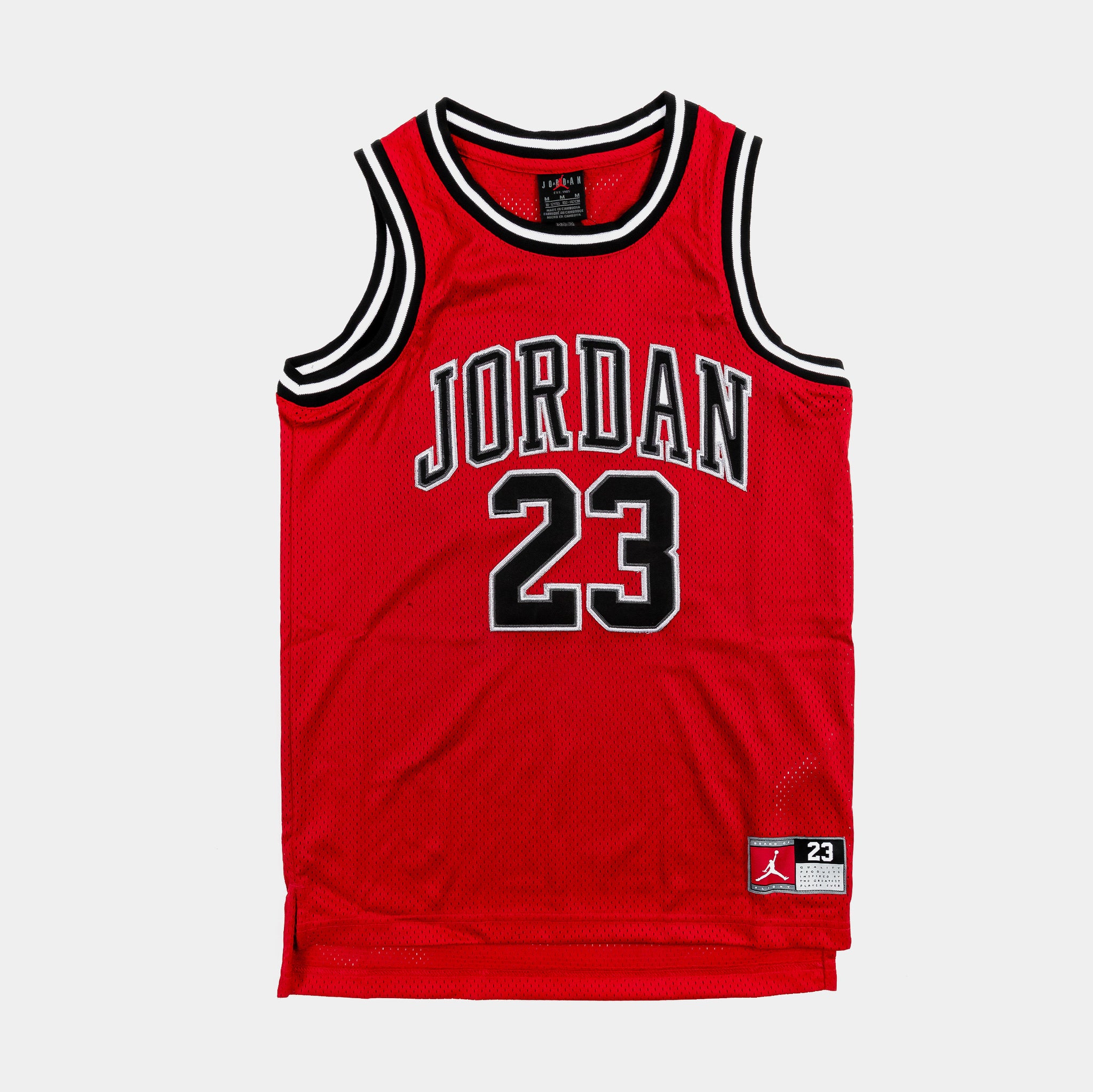 Jordan JDN 23 AOP Tank Grade School Jersey Red 95A773-R78 – Shoe Palace