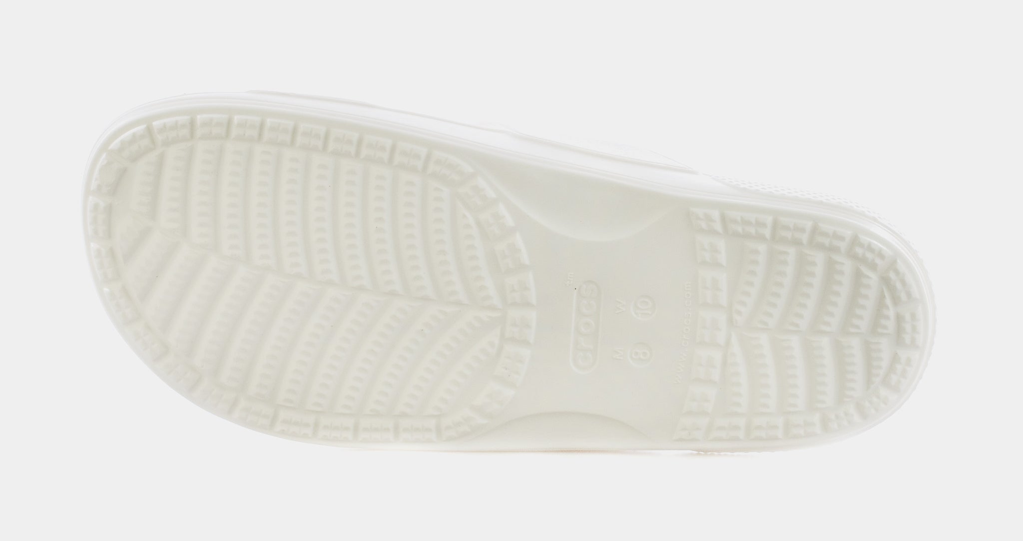 Crocs Classic Double Band Slide Mens Sandals White 206761-100 – Shoe Palace