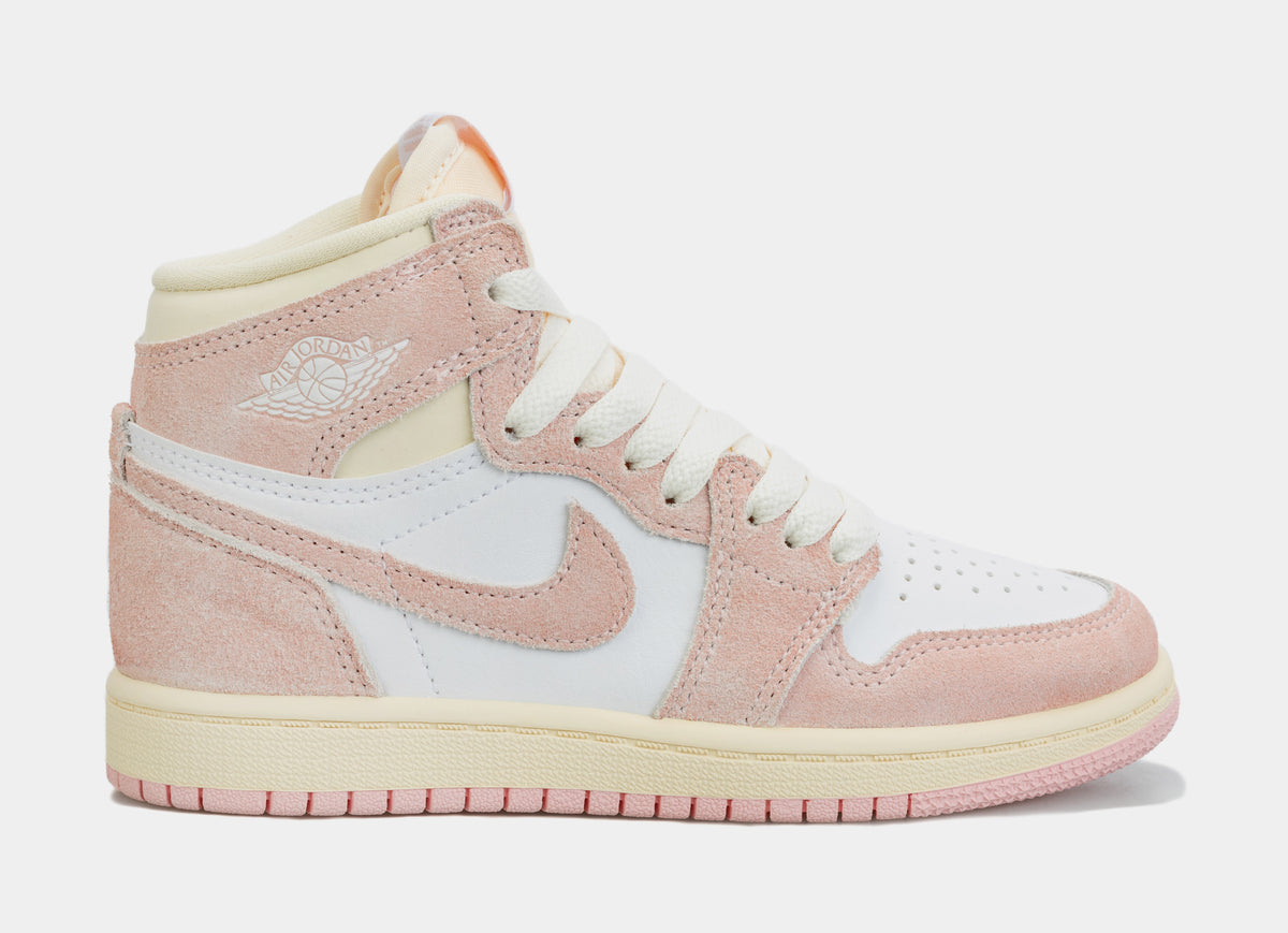 Jordan Air Jordan 1 Retro High OG Washed Pink Preschool Lifestyle Shoes ...