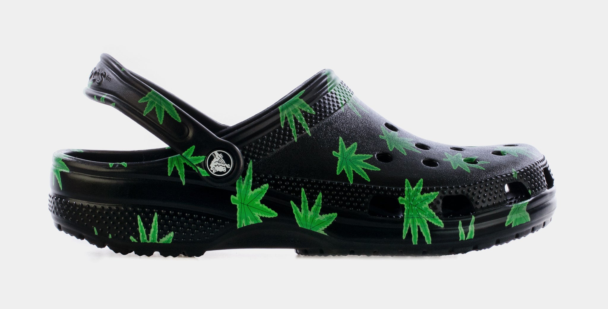 Crocs Classic Hemp Leaf Clog Mens Sandals Black 207296-001 – Shoe Palace