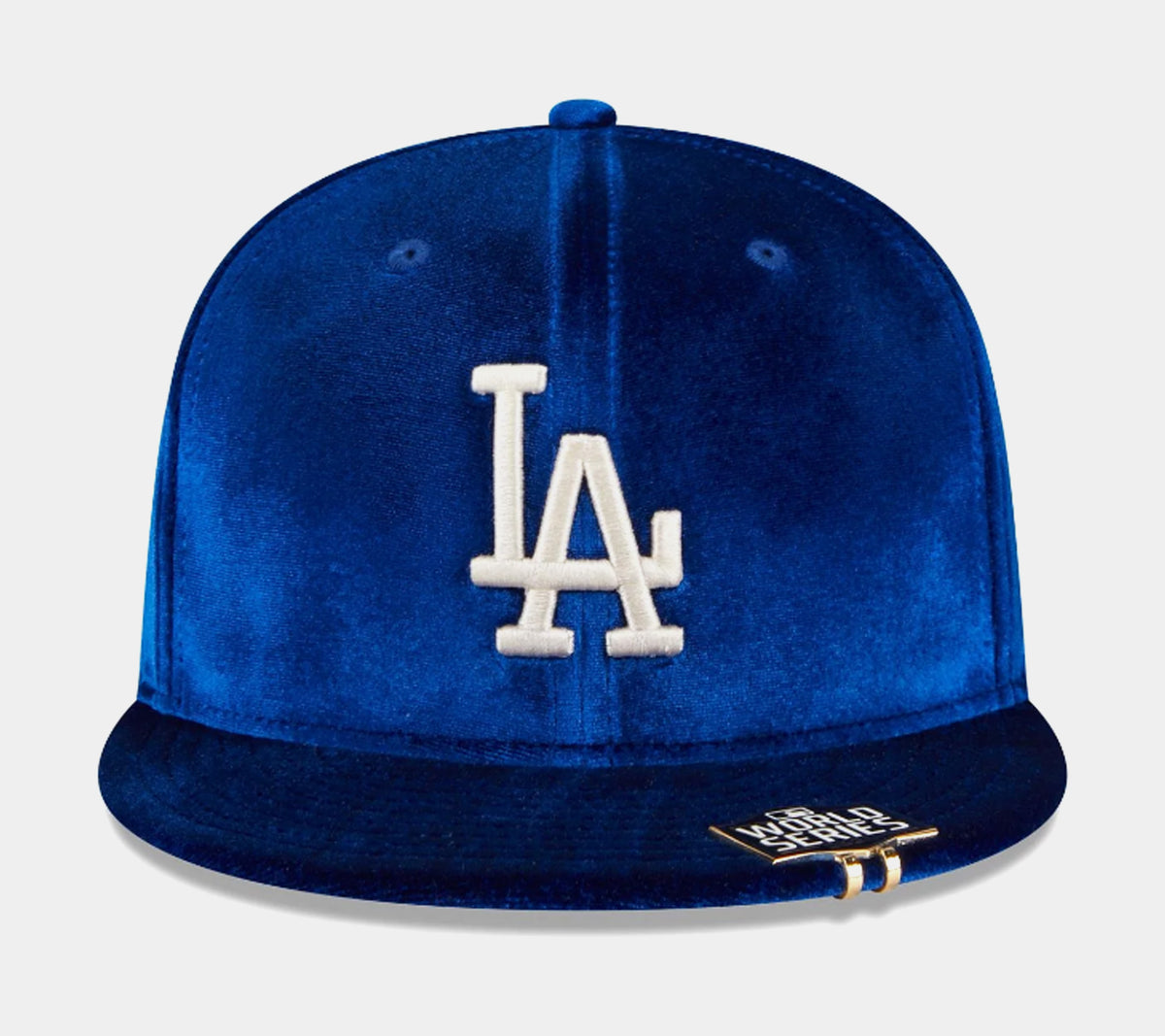New Era Los Angeles Dodgers Velvet Visor Clip 59Fifty Fitted Mens Hat ...