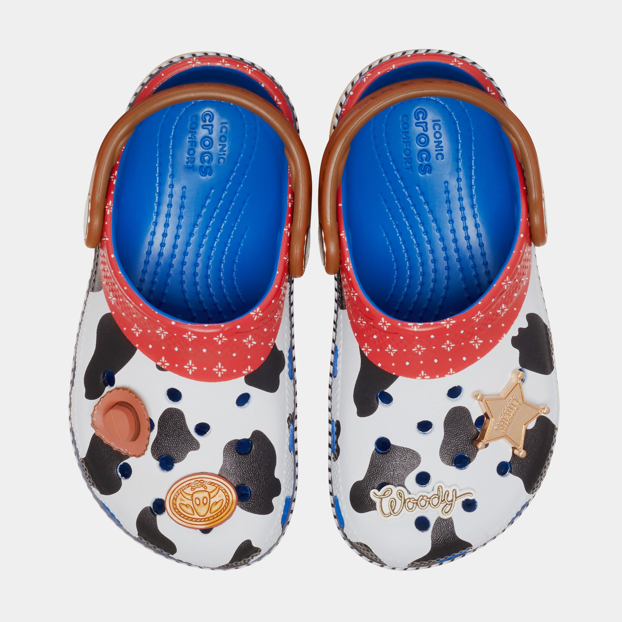 Crocs Sheriff Woody Classic Clog Infant Toddler Sandals White Brown ...