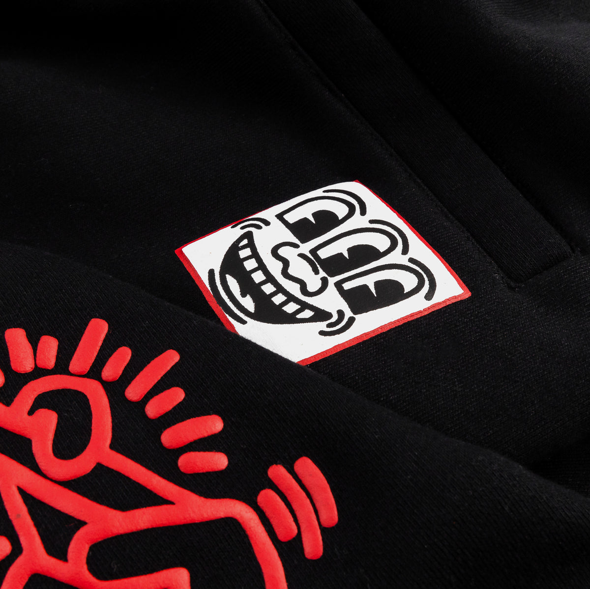 Shoe Palace SP x Keith Haring Good Vibes Joggers Mens Pants Black Red ...
