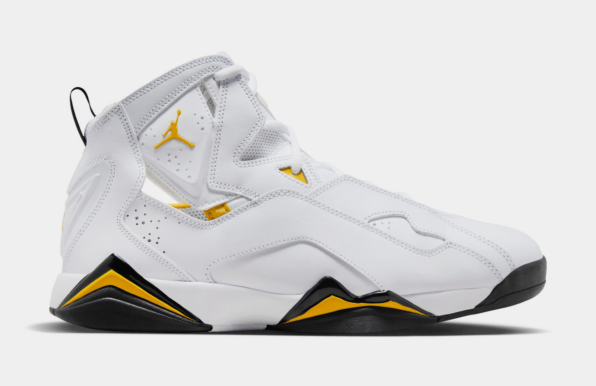 Jordan True Flight White Yellow Ochre Mens Lifestyle Shoes White Yellow ...