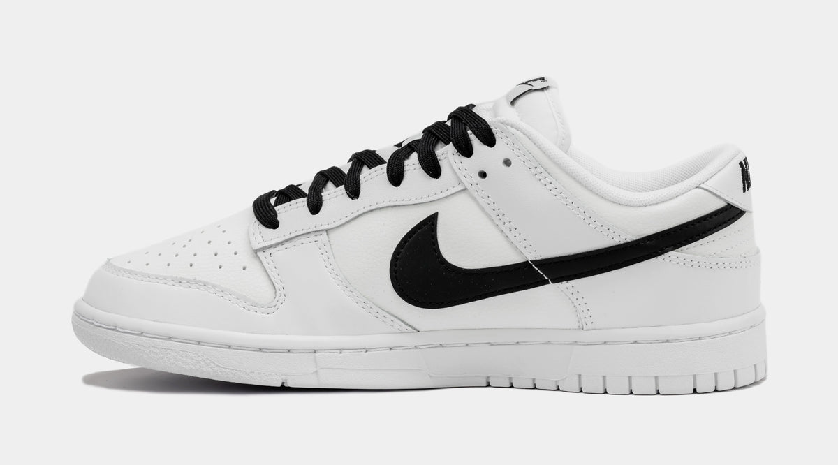 Nike Dunk Low White Black Mens Lifestyle Shoes White Black Free ...