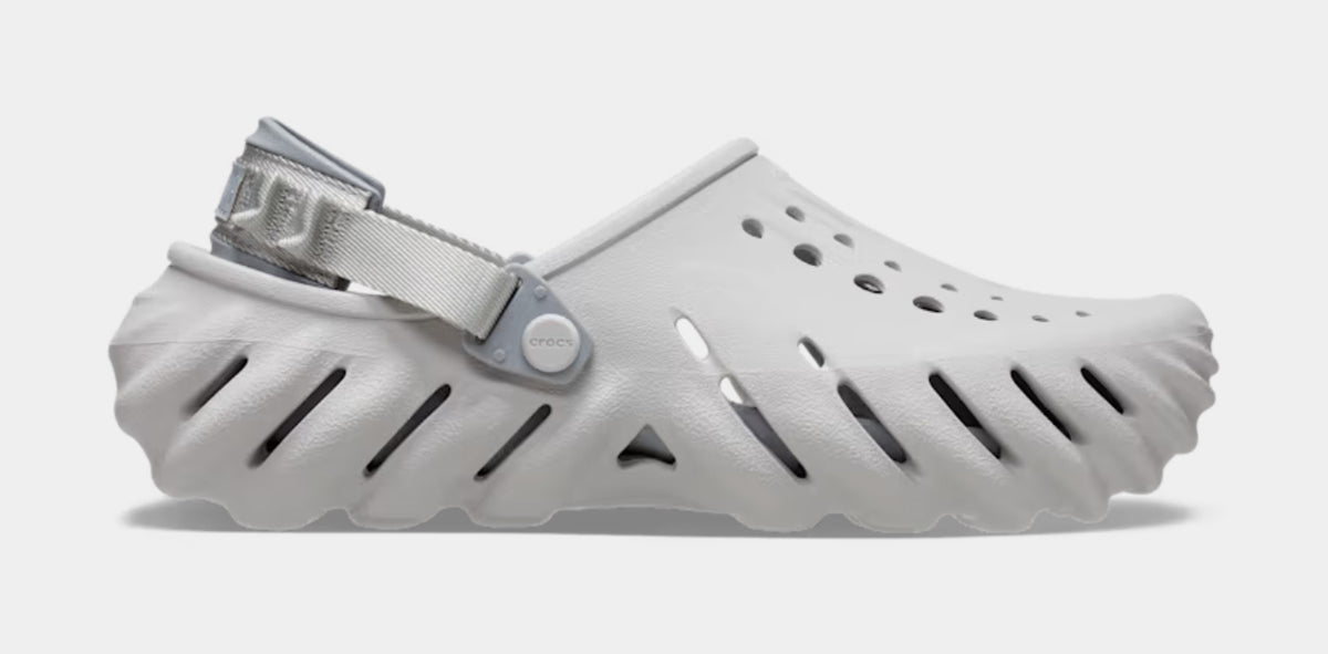 Crocs Echo Clog Preschool Grade School Sandals Grey 208190-1FT – Shoe ...