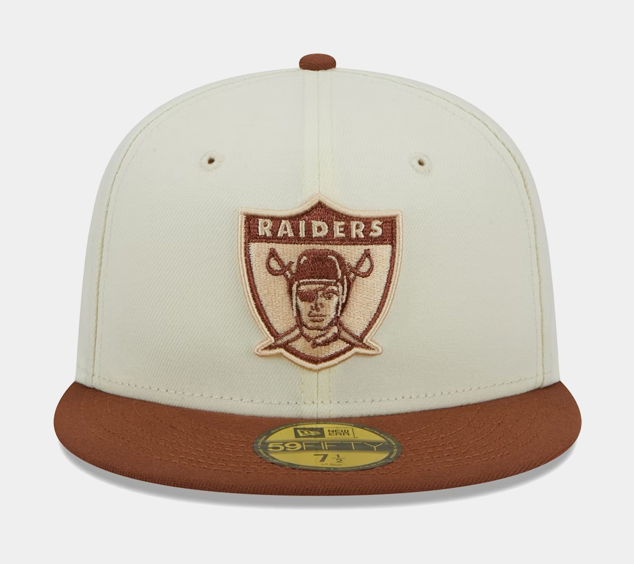 New Era Las Vegas Raiders City Icon 59FIFTY Mens Hat Beige Brown ...