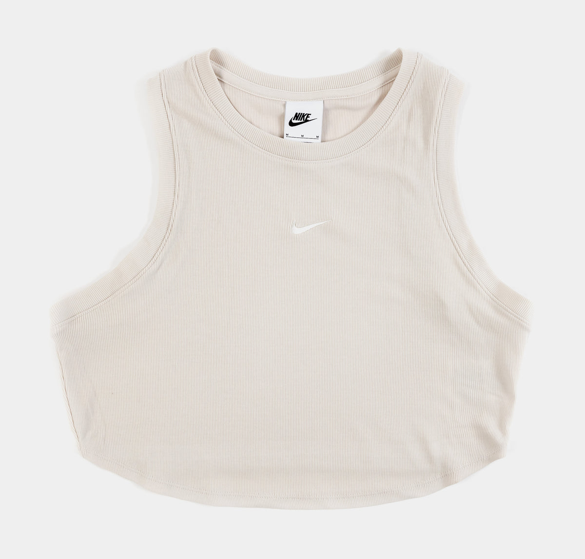 Nike Sport Essentials Ribbed Womens Tank Top Beige FB8279-104 – Shoe Palace