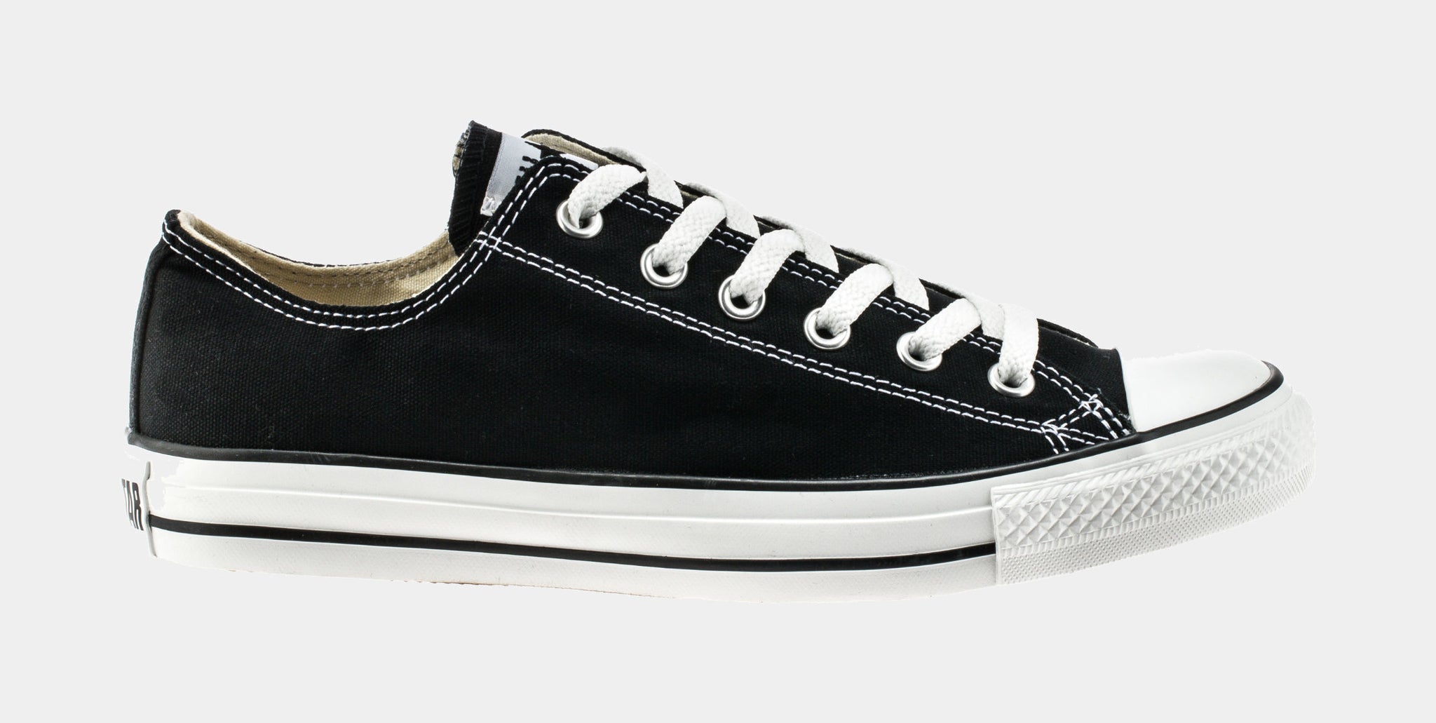 Converse Chuck Taylor All Star Classic Colors Low Solid Canvas Mens Lifestyle Shoe Black M9166 ...