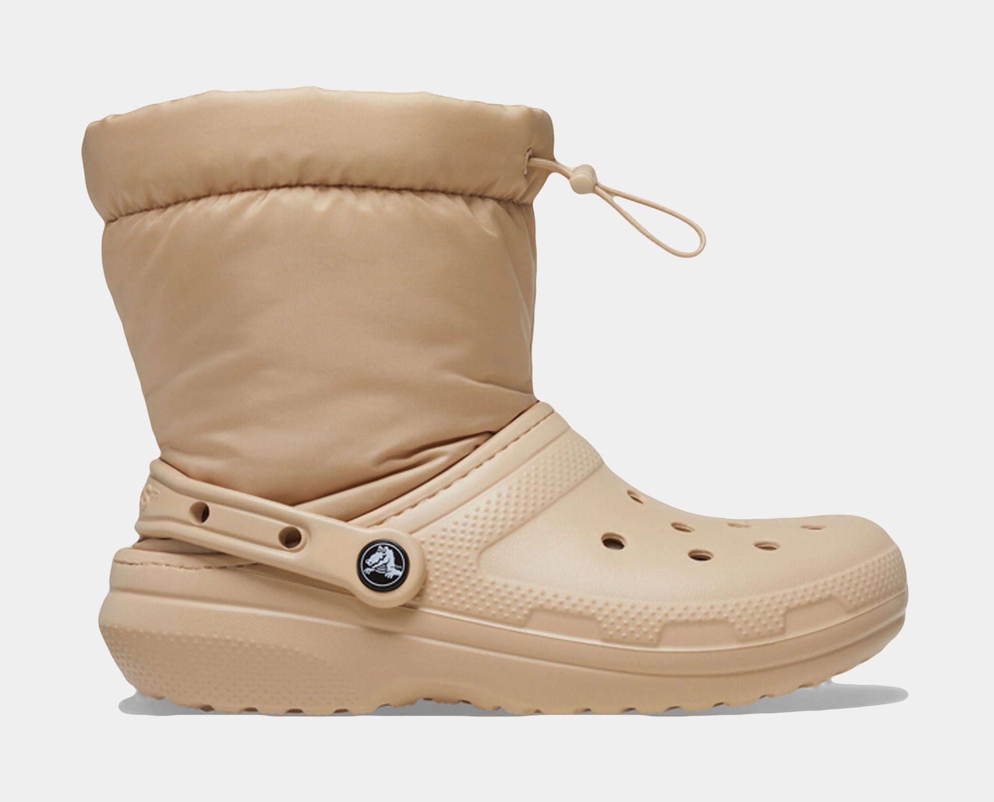 Crocs Classic Lined Neo Puff Boot Mens Sandals Beige 206630-212 – Shoe ...