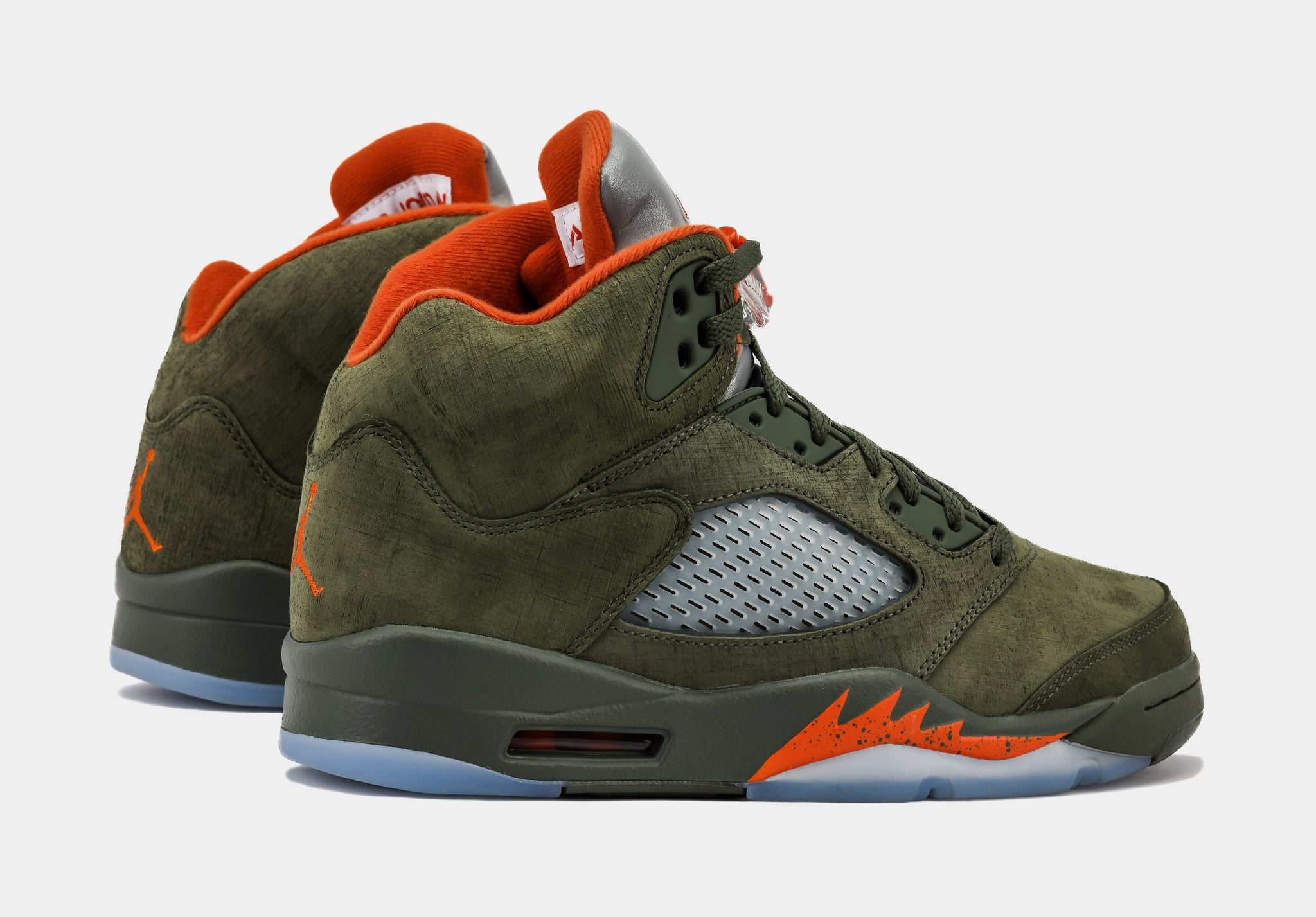 Jordan Air Jordan 5 Retro Olive Mens Lifestyle Shoes Army Olive Solar ...