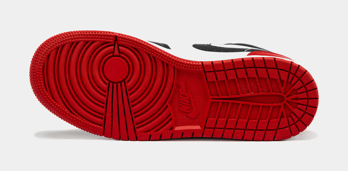 Jordan Air Jordan 1 Retro Low Bred Toe Grade School Lifestyle Shoes ...