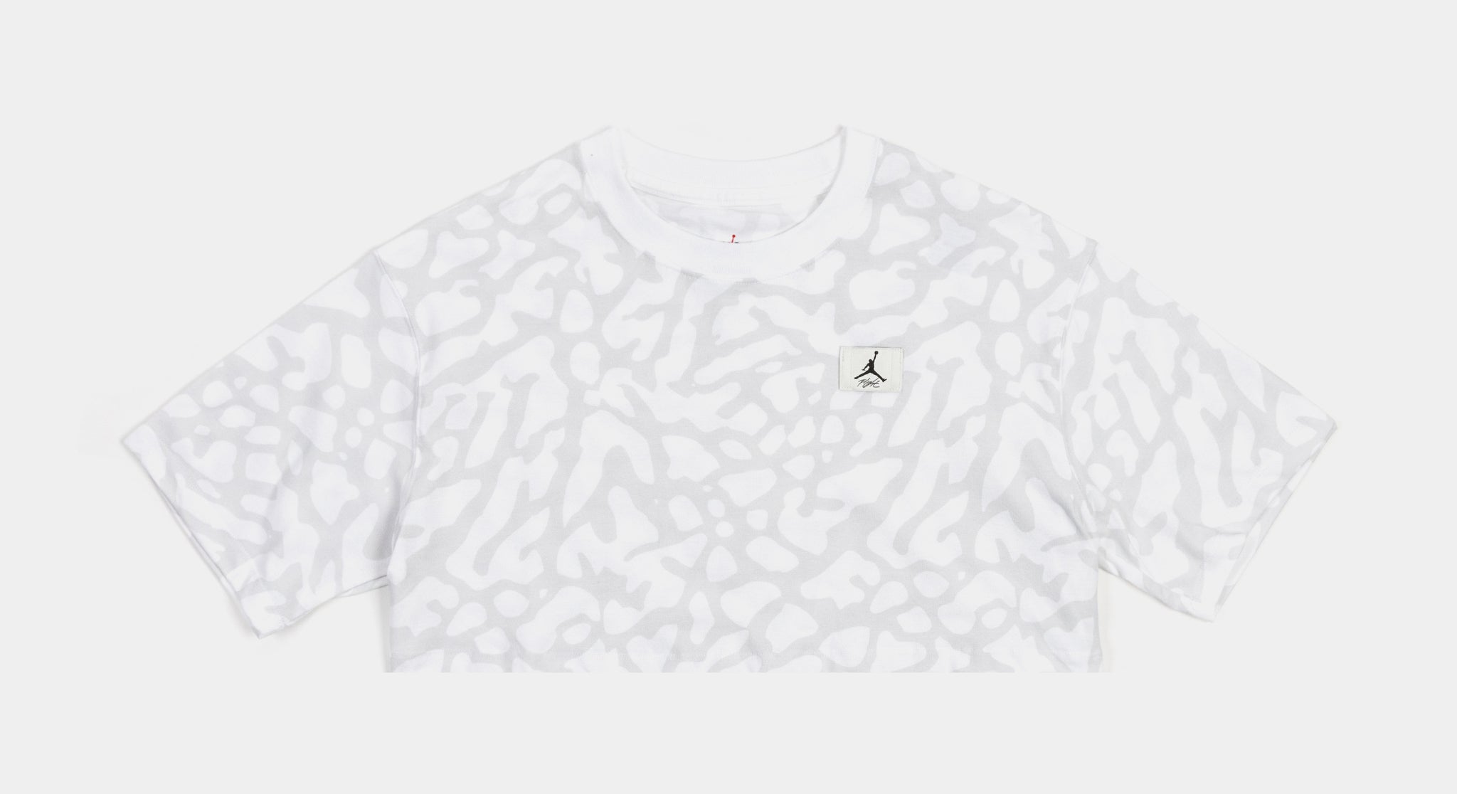 Jordan Cropped GFX Womens Short Sleeve Shirt White Grey DZ3214-100 ...