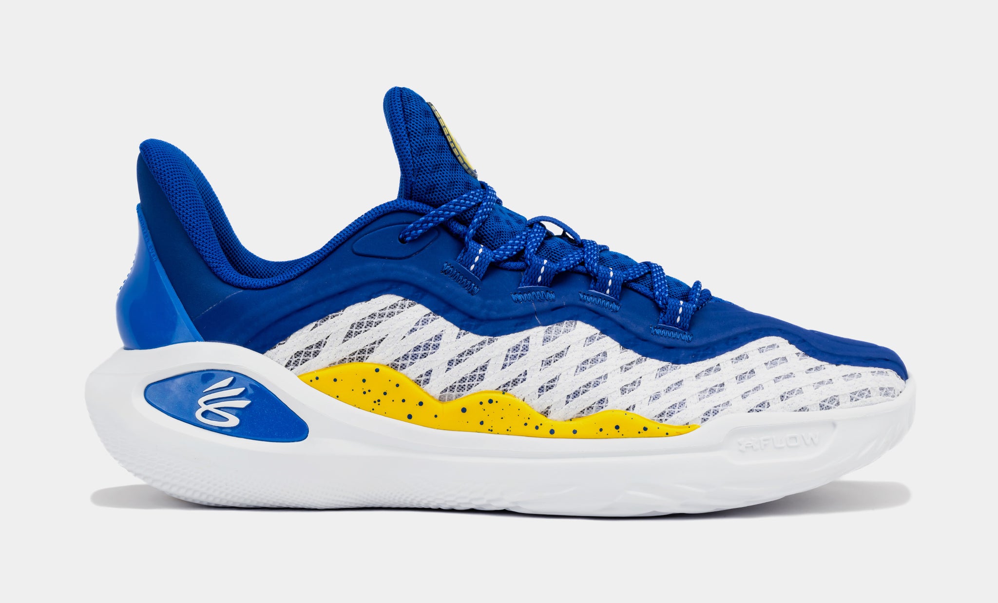 Under Armour Curry Flow 11 Dub Nation Mens Basketball Shoes White Royal ...