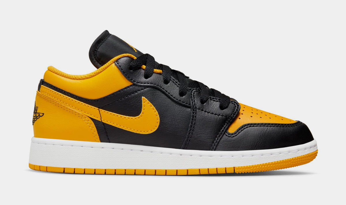 Jordan Air Jordan 1 Low Yellow Ochre Grade School Lifestyle Shoes ...