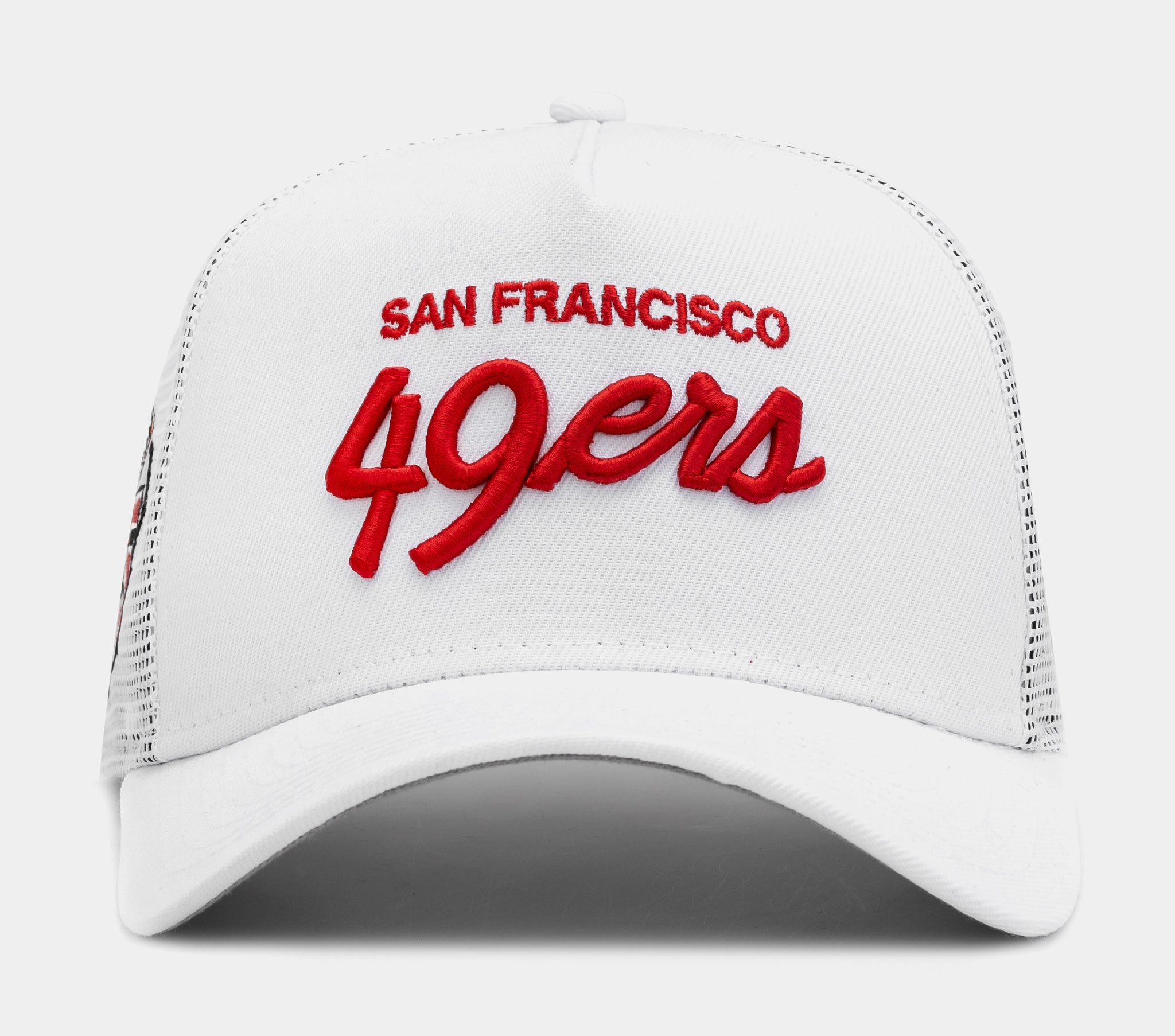 New Era Shoe Palace Exclusive San Francisco 49ers Script 9Forty Trucker ...