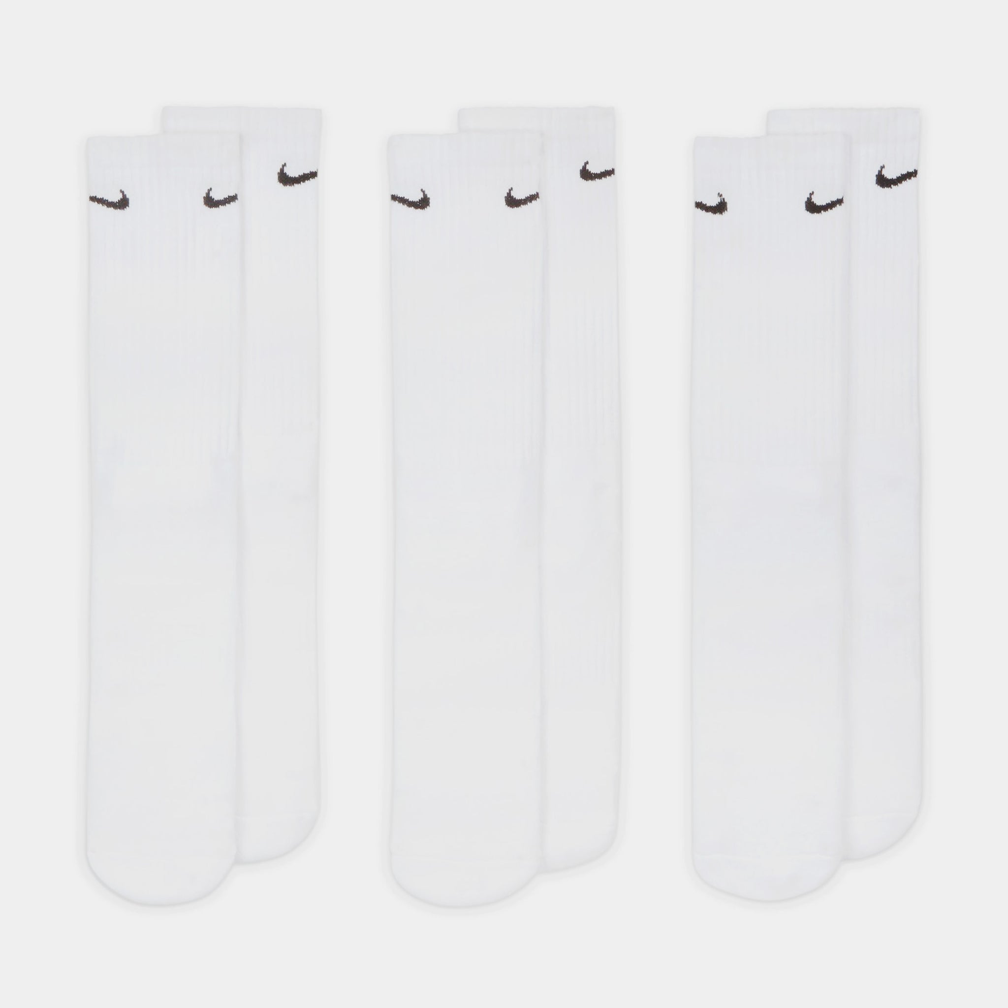 Nike 3 Pack Everyday Crew Mens Socks White SX7664-100 – Shoe Palace