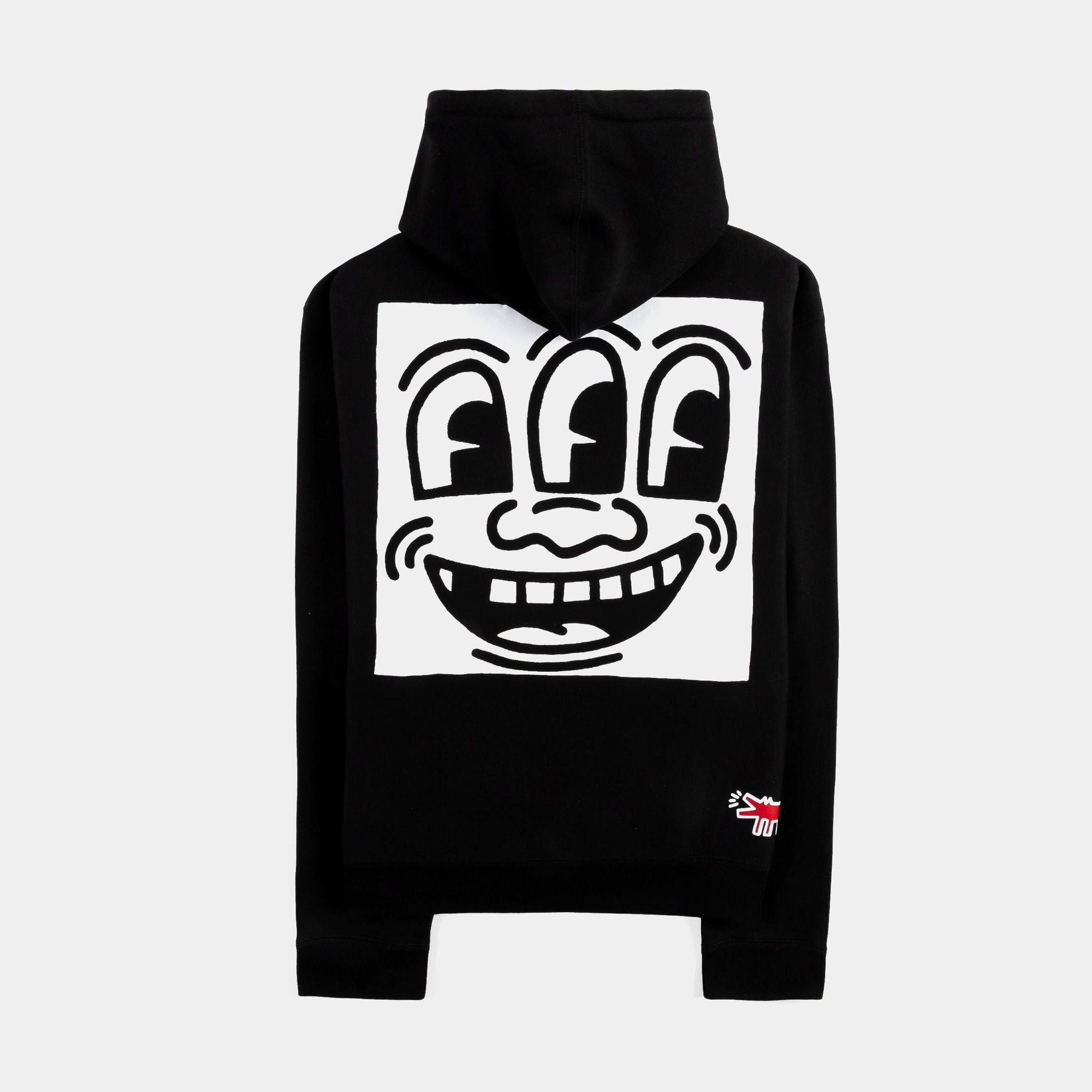 Shoe Palace SP x Keith Haring Three Eyed Face Mens Hoodie Black Red ...