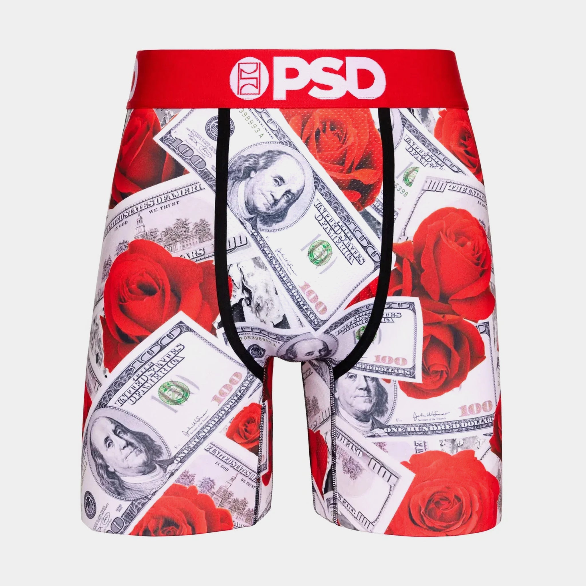 Psd 100 Roses Mens Boxers Red Grey Free Shipping 423180006 – Shoe Palace