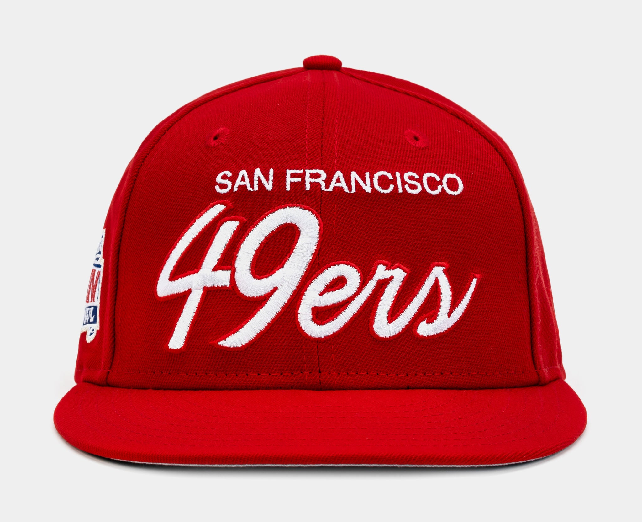 49ers snapback red