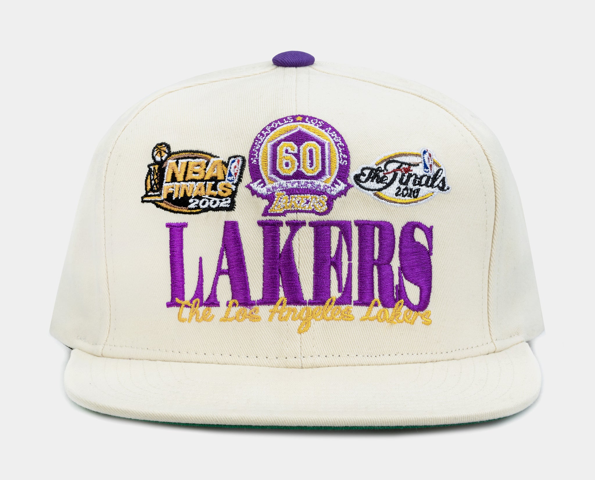 lakers flat cap