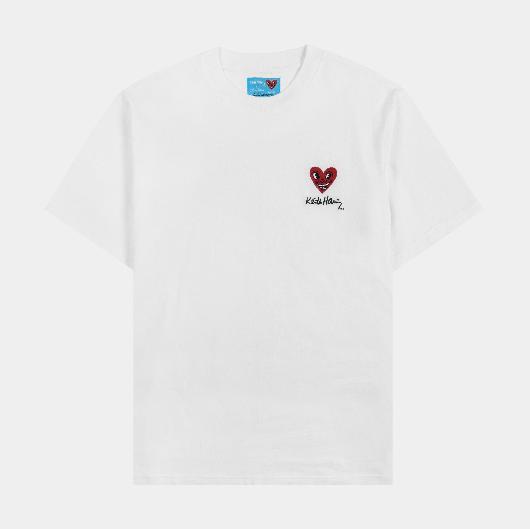 Shoe Palace SP x Keith Haring Heart Graphic Mens Short Sleeve Shirt ...
