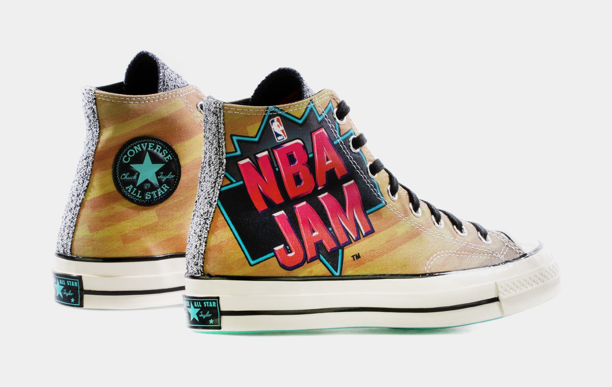 Converse X NBA Jam Chuck 70 High Mens Lifestyle Shoe Brown Multi ...