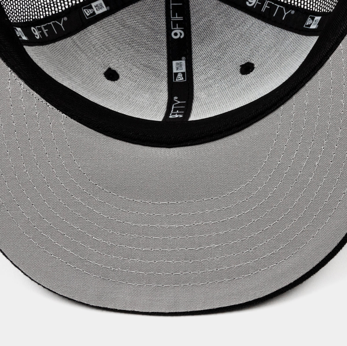 New Era Texas Rangers Blackout 9Fifty Trucker Mens Hat Black 60216235 ...