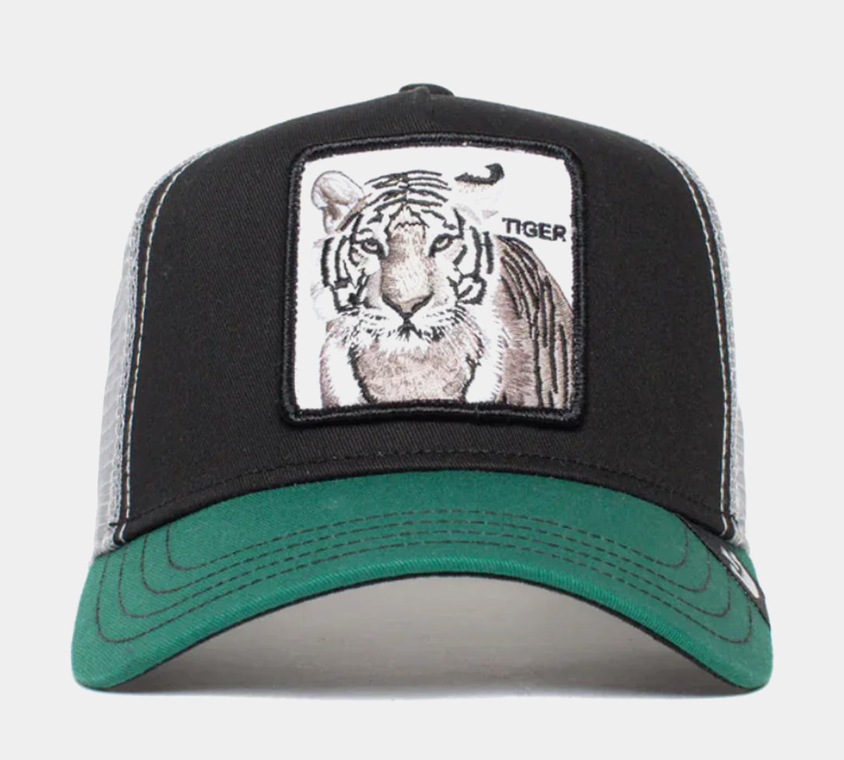 Goorin Bros The White Tiger Trucker Mens Hat Black Green 101-0392-DGR ...