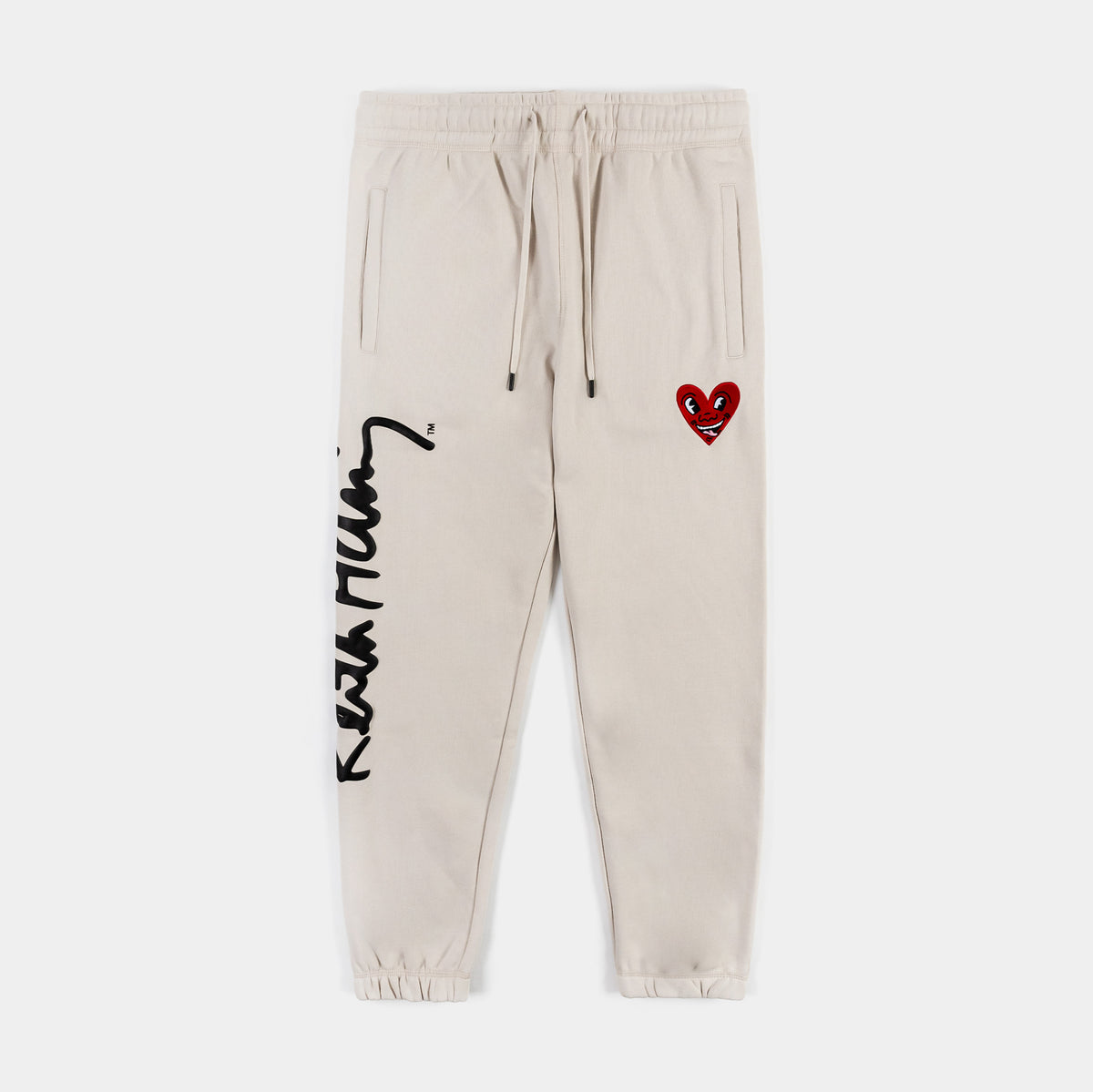 Shoe Palace SP x Keith Haring Good Vibes Joggers Mens Pants Beige Black ...