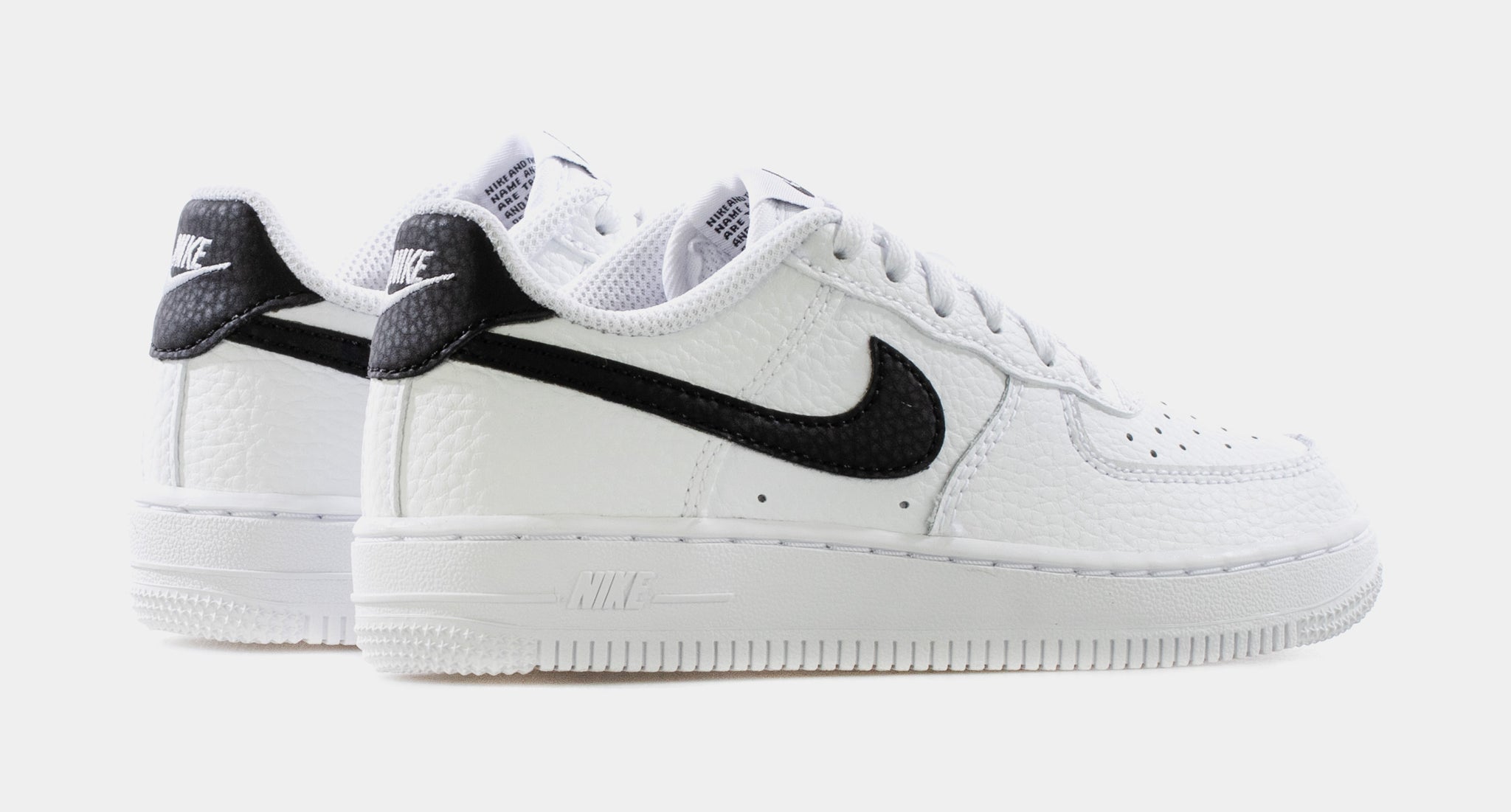 Nike Air Force 1 Preschool Lifestyle Shoe White Black CZ1685-100 – Shoe ...