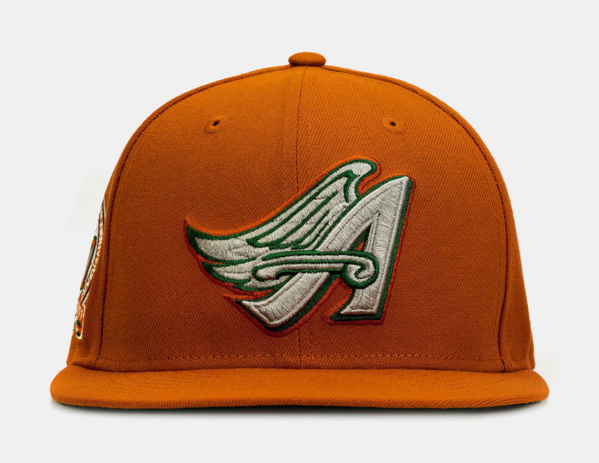 New Era SP Exclusive Rust Anaheim Angels 59Fifty Mens Fitted Hat Orange ...