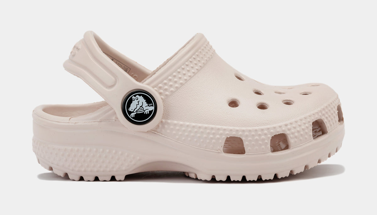 Crocs Classic Clog Infant Toddler Sandals Light Pink 206990-6UR – Shoe ...
