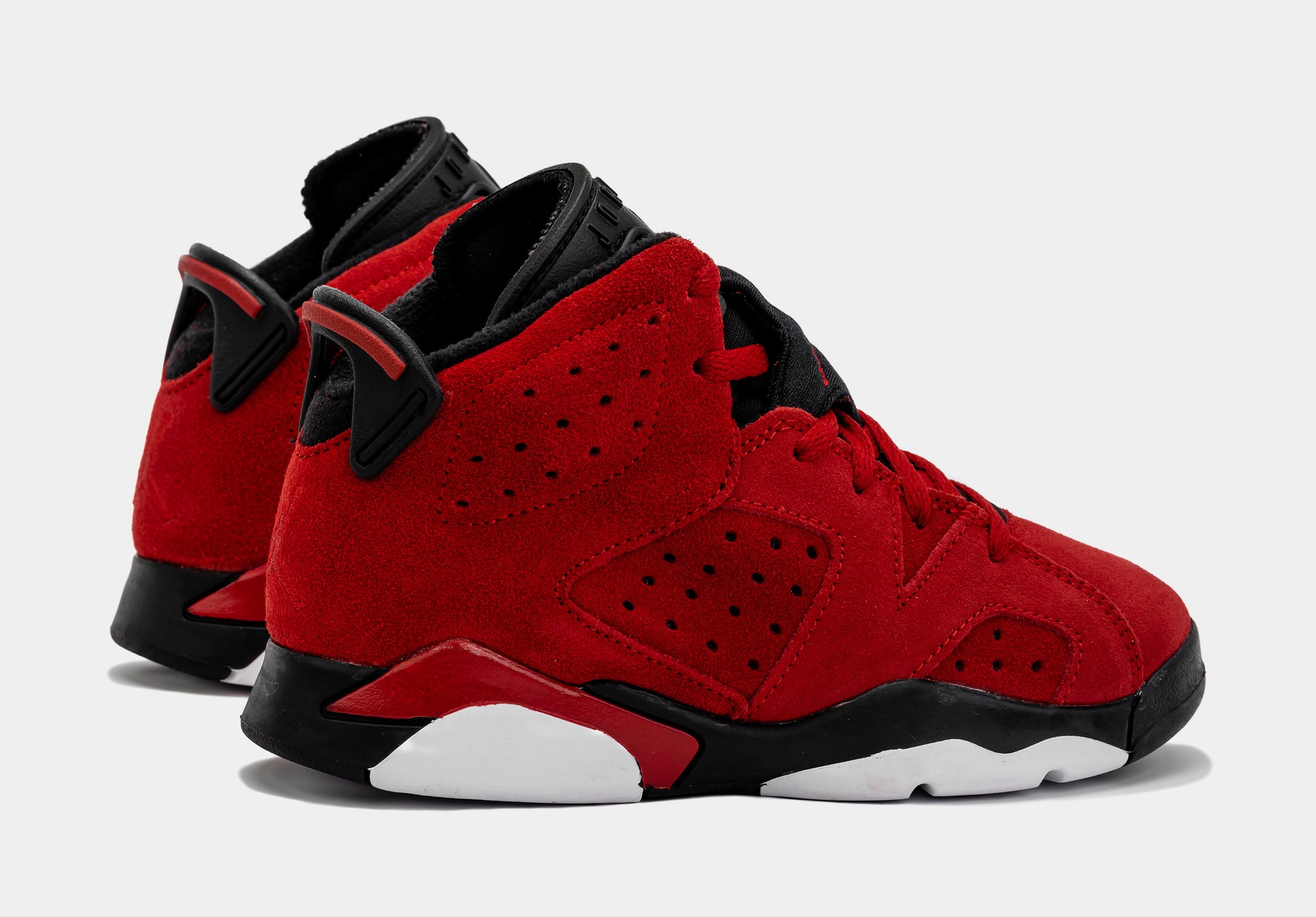 Jordan Air Jordan 6 Retro Toro Bravo Preschool Lifestyle Shoes Red ...