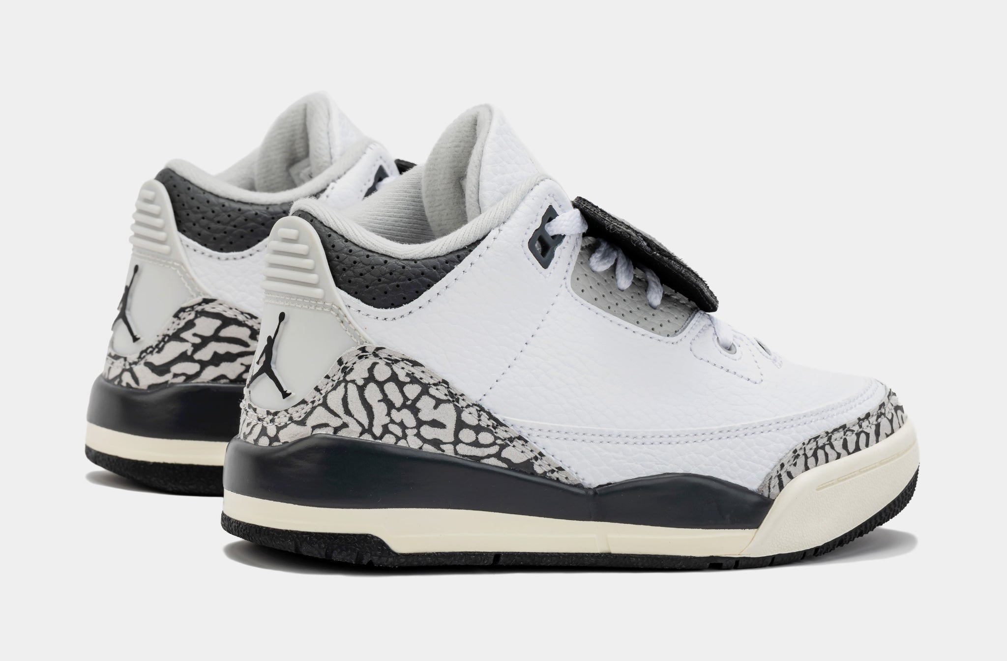 Jordan Air Jordan 3 Retro Hide N’ Sneak Preschool Lifestyle Shoes White ...