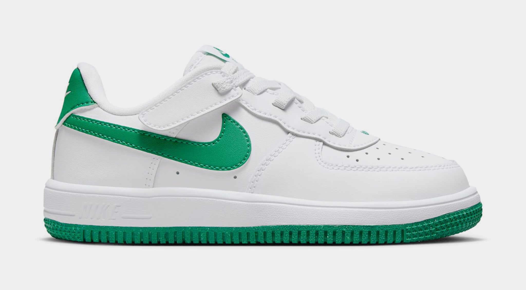 Nike Force 1 Low EasyOn Preschool Basketball Shoes White Malachite ...