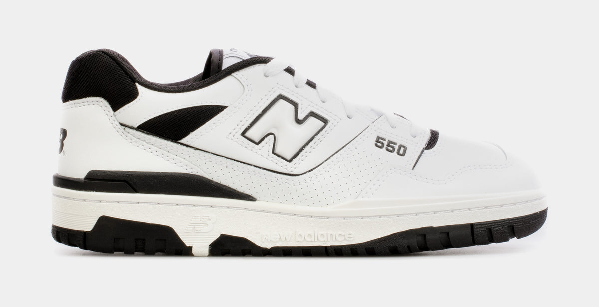 New Balance 550 Mens Lifestyle Shoes White Black BB550HA1 – Shoe Palace