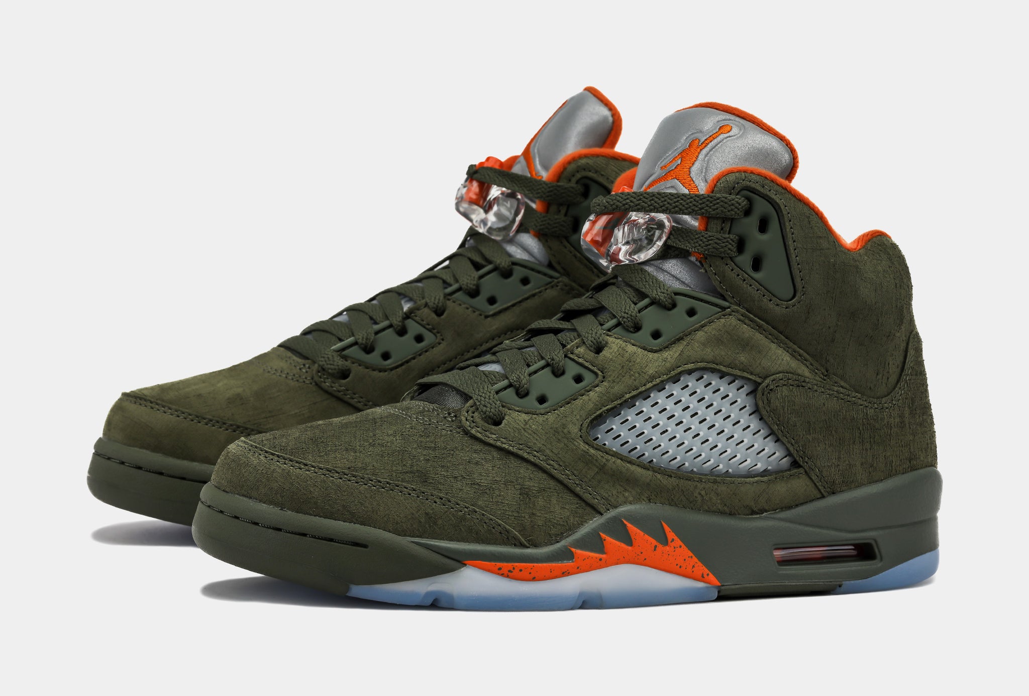 Jordan Air Jordan 5 Retro Olive Mens Lifestyle Shoes Army Olive Solar ...