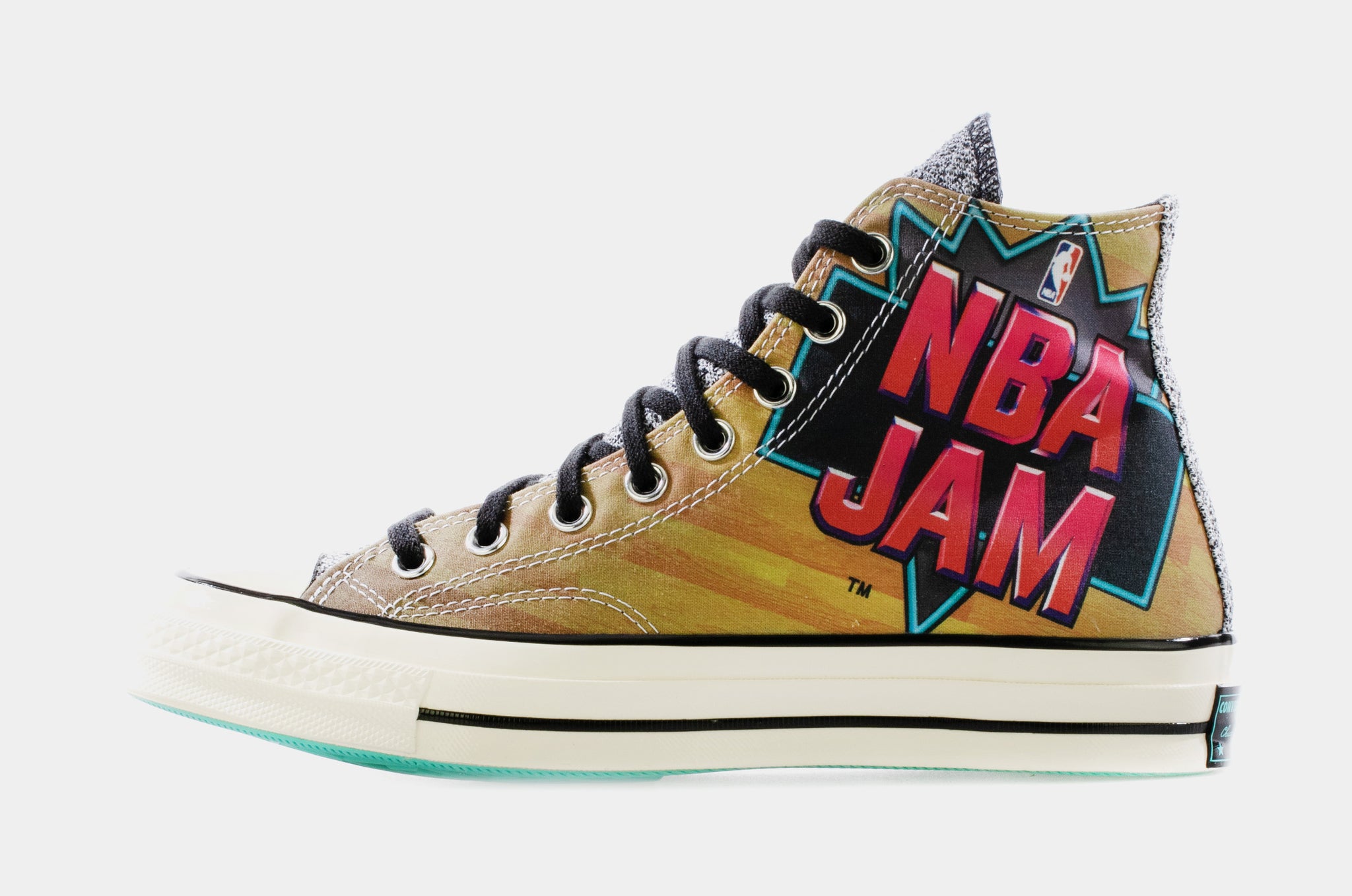 Converse X NBA Jam Chuck 70 High Mens Lifestyle Shoe Brown Multi ...