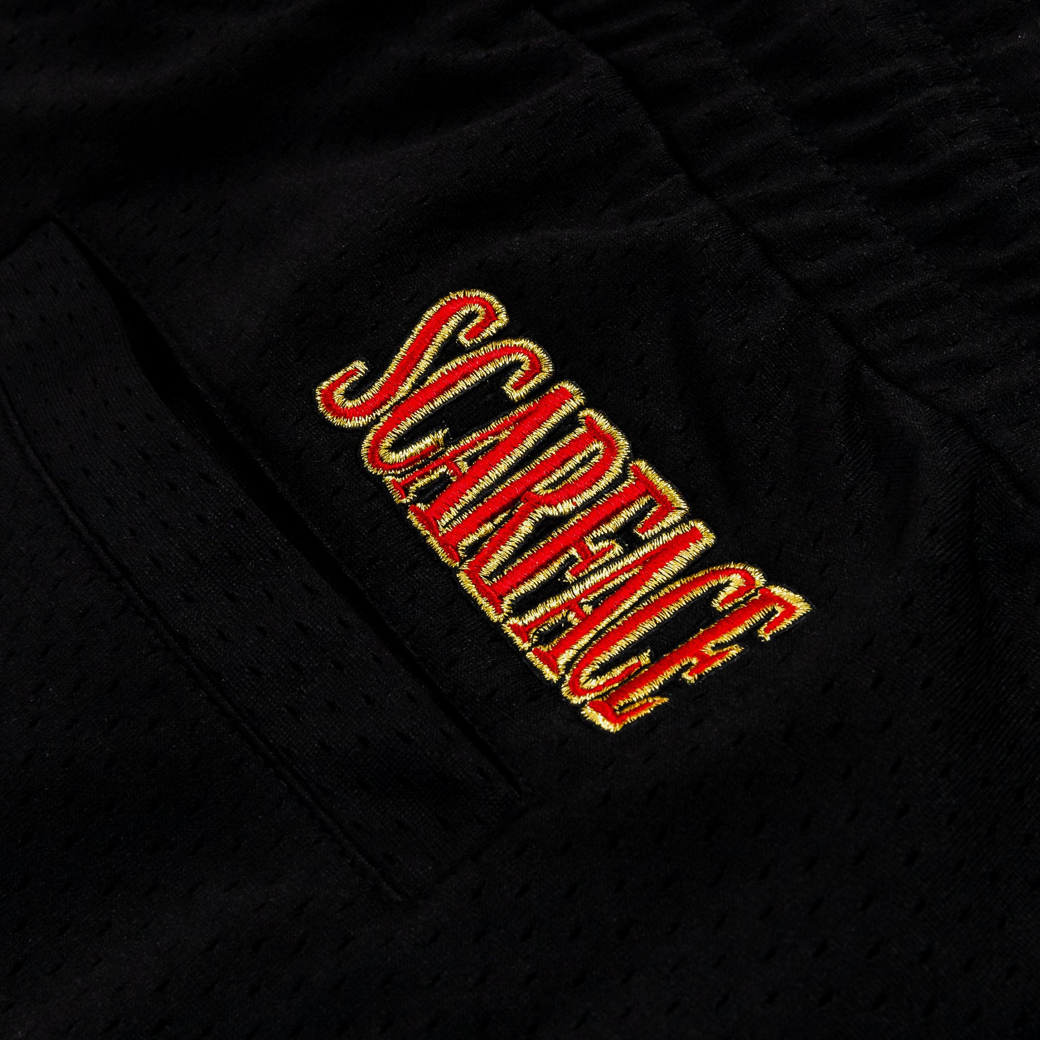 Shoe Palace SP x Scarface Stars Mesh Mens Shorts Black SFMS202 – Shoe ...